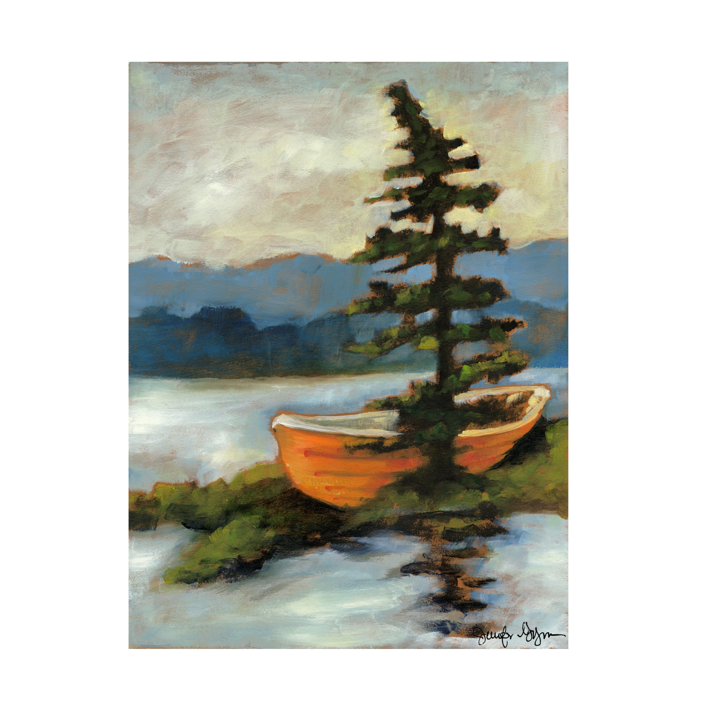 Trademark Fine Art Jennifer Goldberger Maine Escape I Canvas Art ...