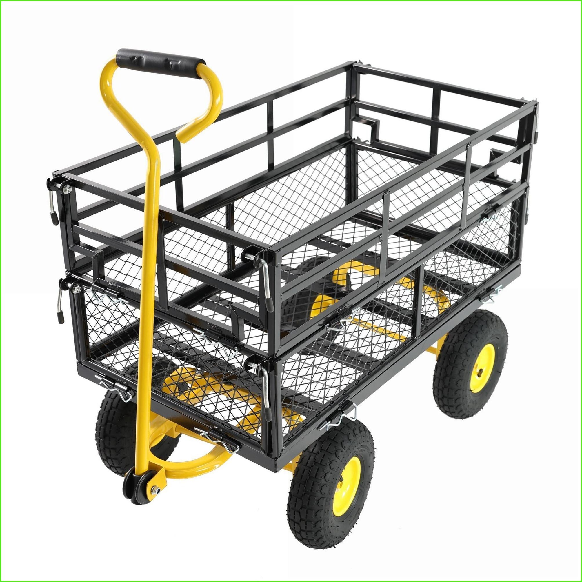 Watnature Garden Carts 600lbs Capacity Utility Cart for Gardening Yard ...