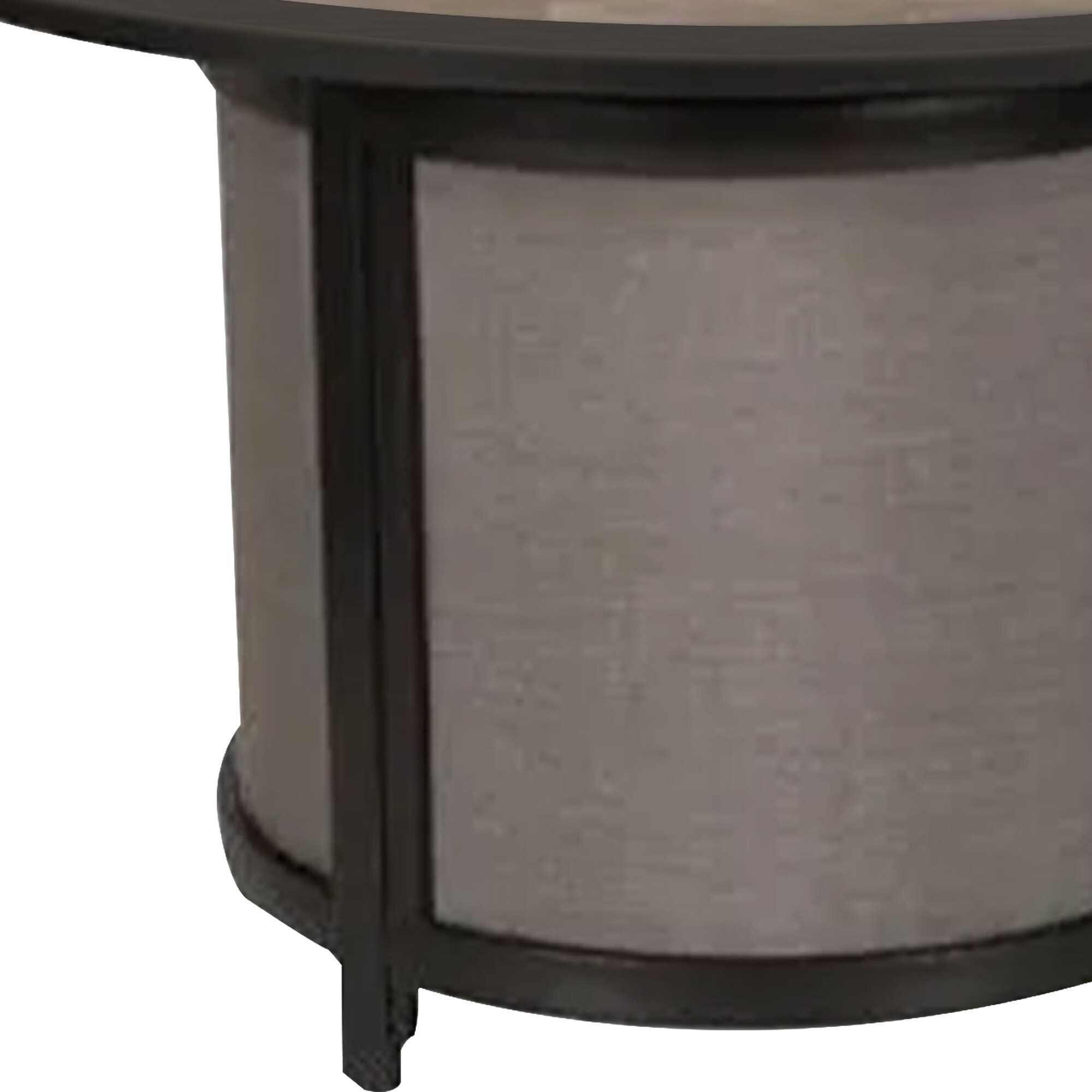 Four Seasons Courtyard Edison Park 54 Inch LP Gas Fire Pit Table Gray ...