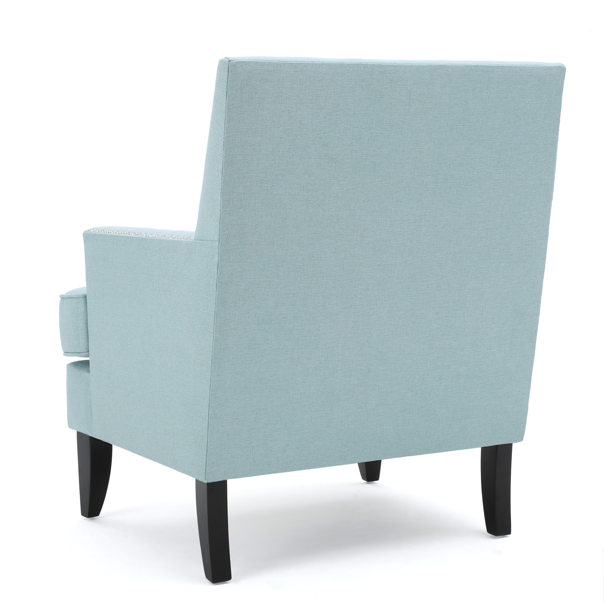 ModernLuxe Assembly Required Classic Club Chair with Smooth Curved ...