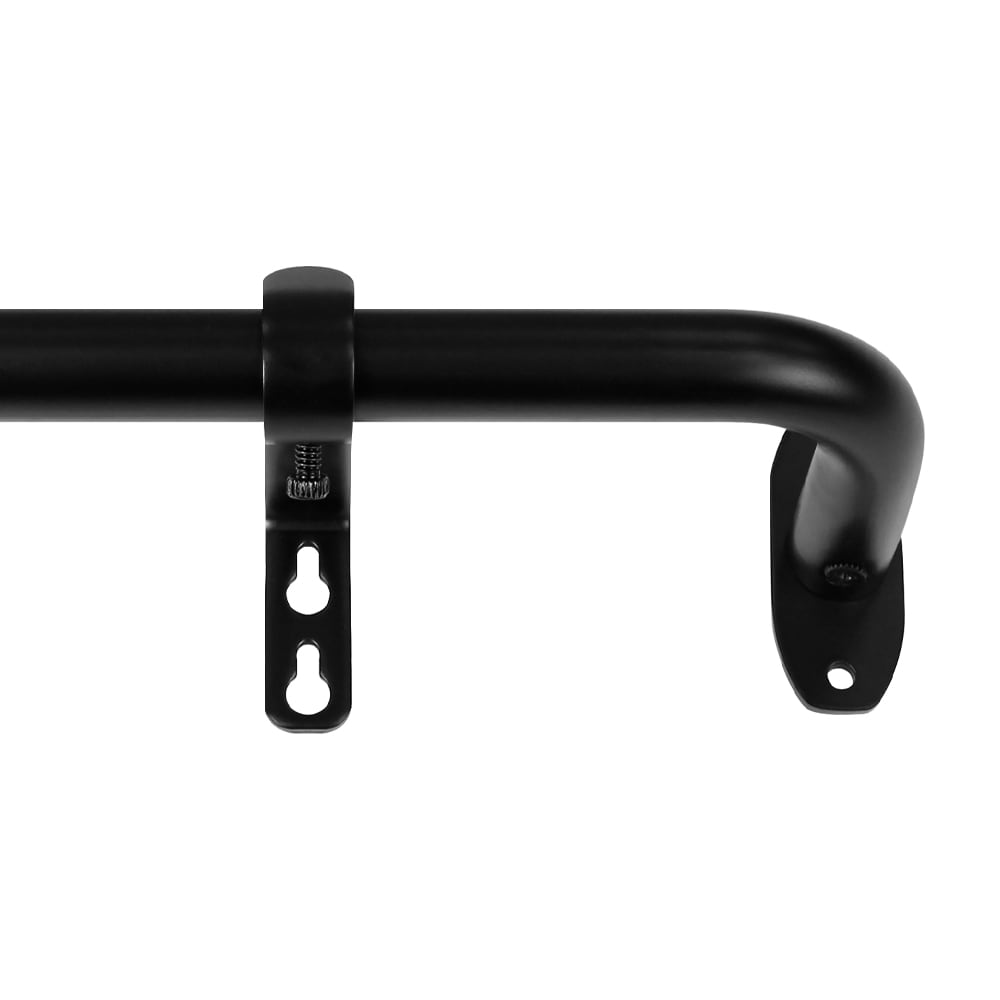 Wrap-around curtain rod Black Curtain Rods at Lowes.com