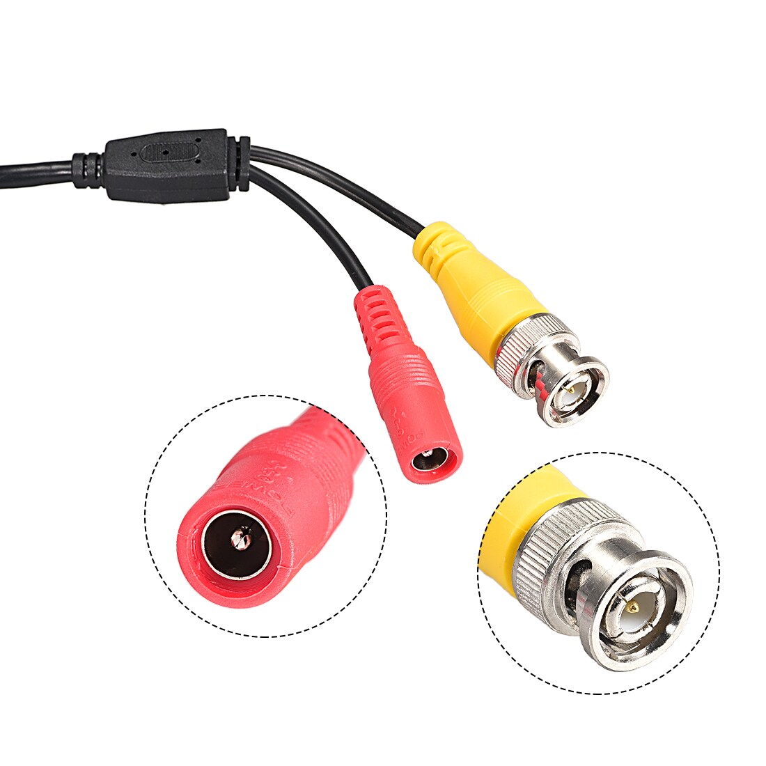 Unique Bargains Video Power Cables 16ft BNC Extension Security Camera ...