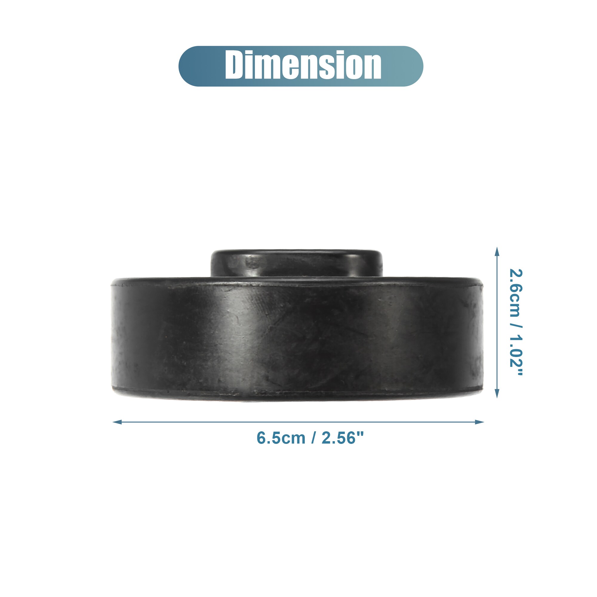 Unique Bargains 4pcs Rubber Jack Puck Jacking Lift Pad Jack Lift Point ...