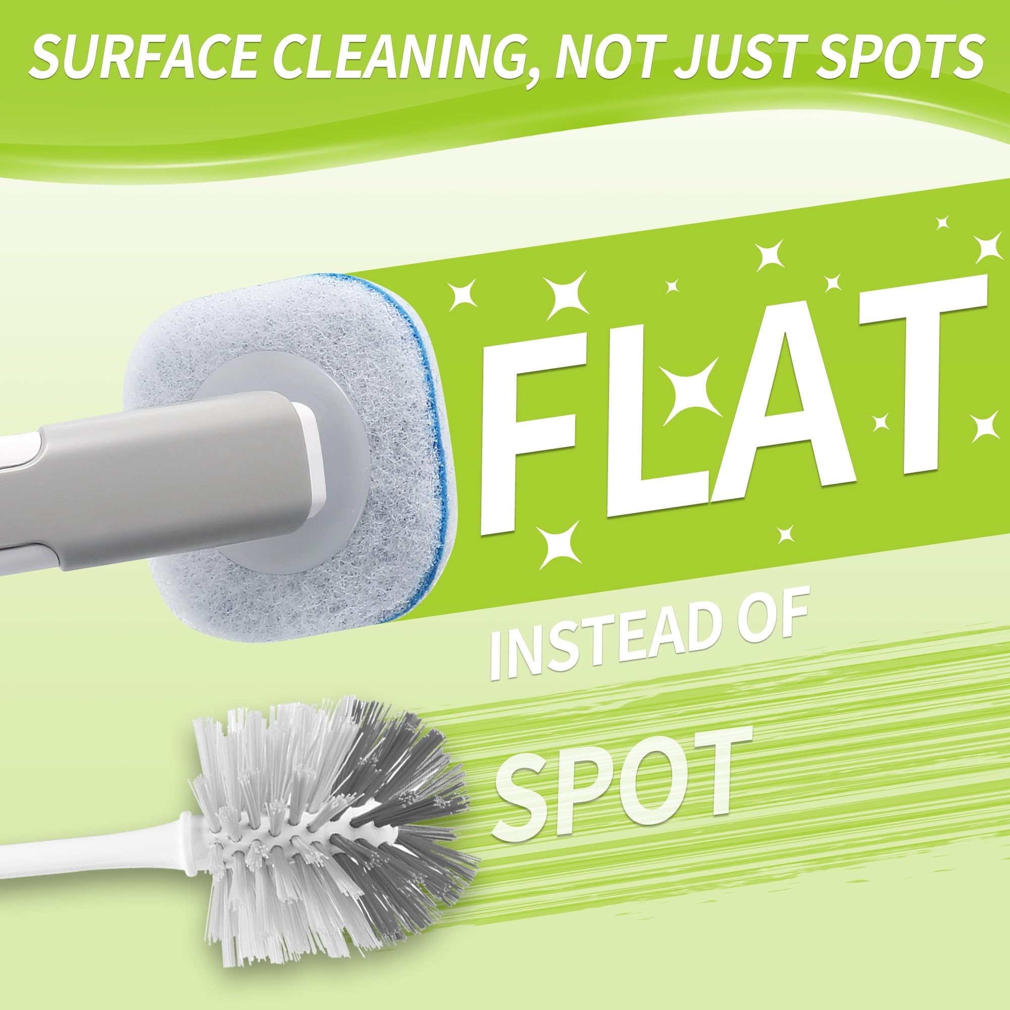 Adrinfly Toilet Bowl Cleaner Wand Refills 63 pack Disposable Toilet ...