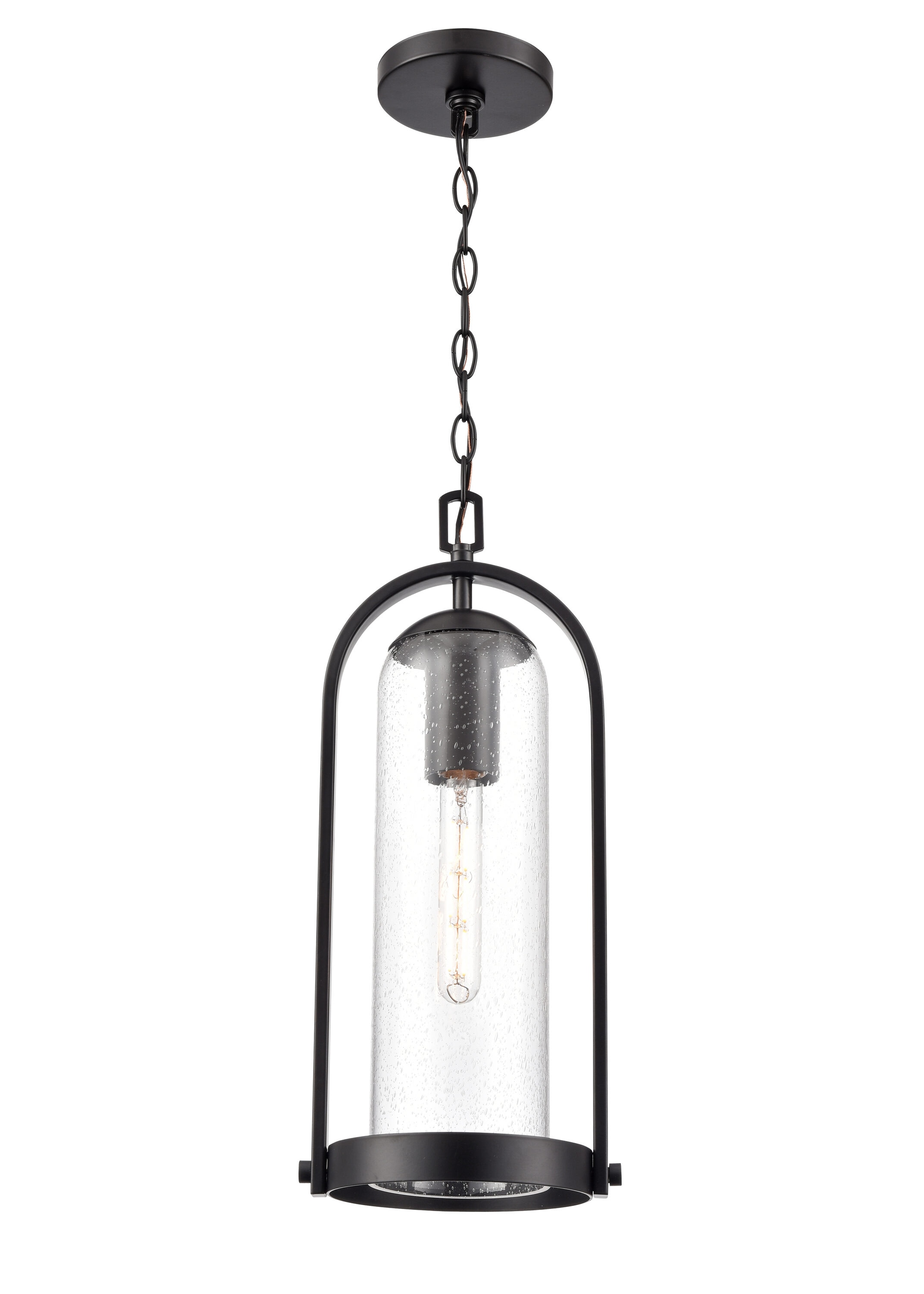 Millennium Lighting Luxio 1 -Light Powder Coated Black Traditional ...