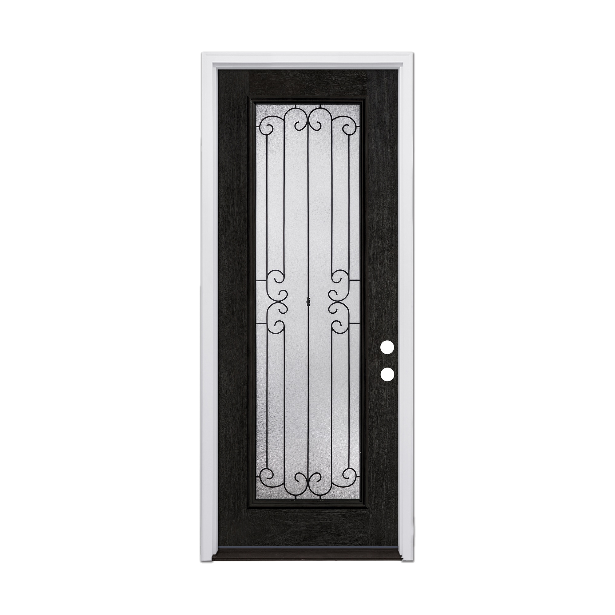 Therma-Tru Riserva 36-in x 96-in x 6-9/16-in Fiberglass Left-hand ...