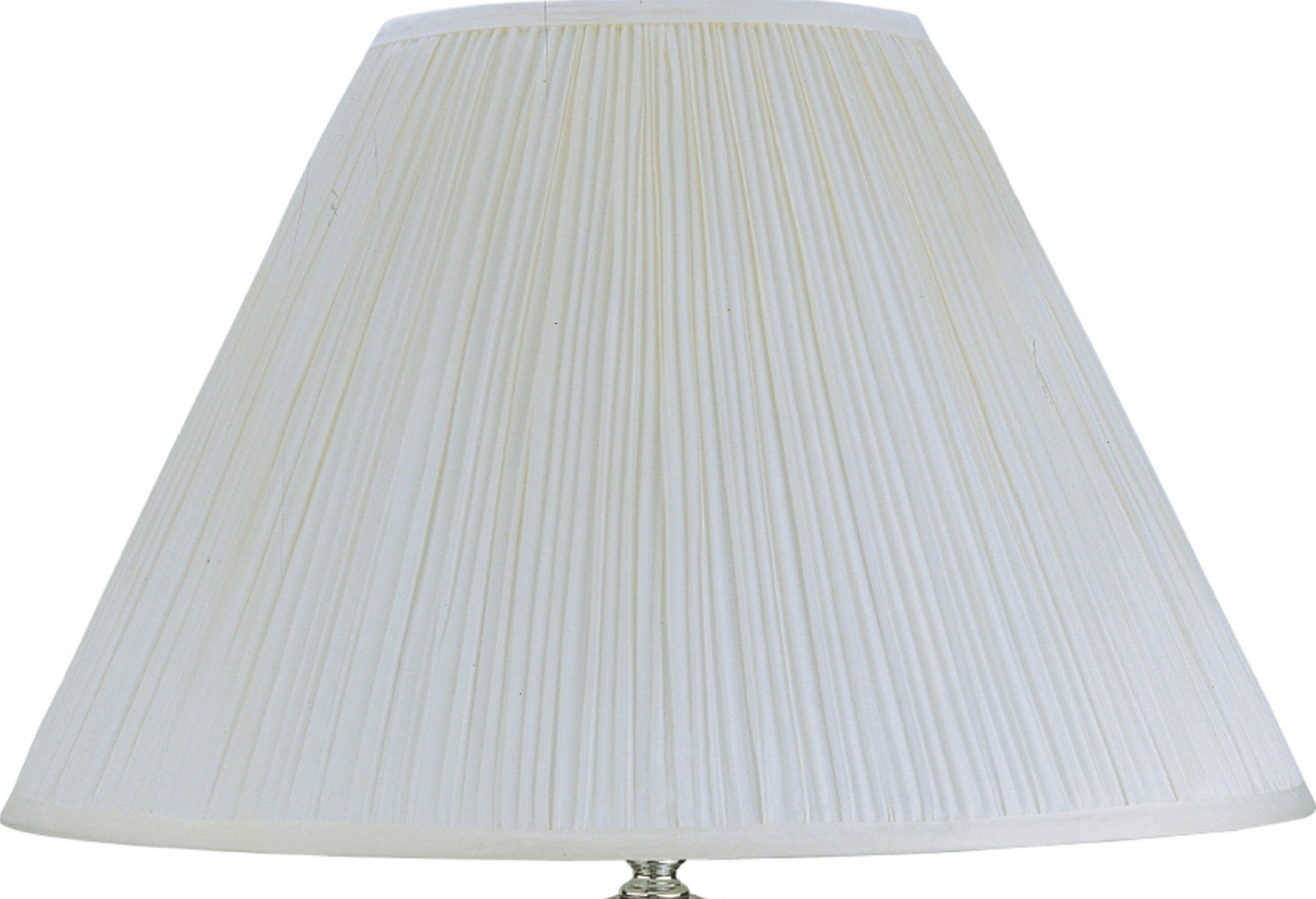 LUXEYARD 1pc Elegant Crafted Table Lamp Glossy Ivory Base Contrasting ...