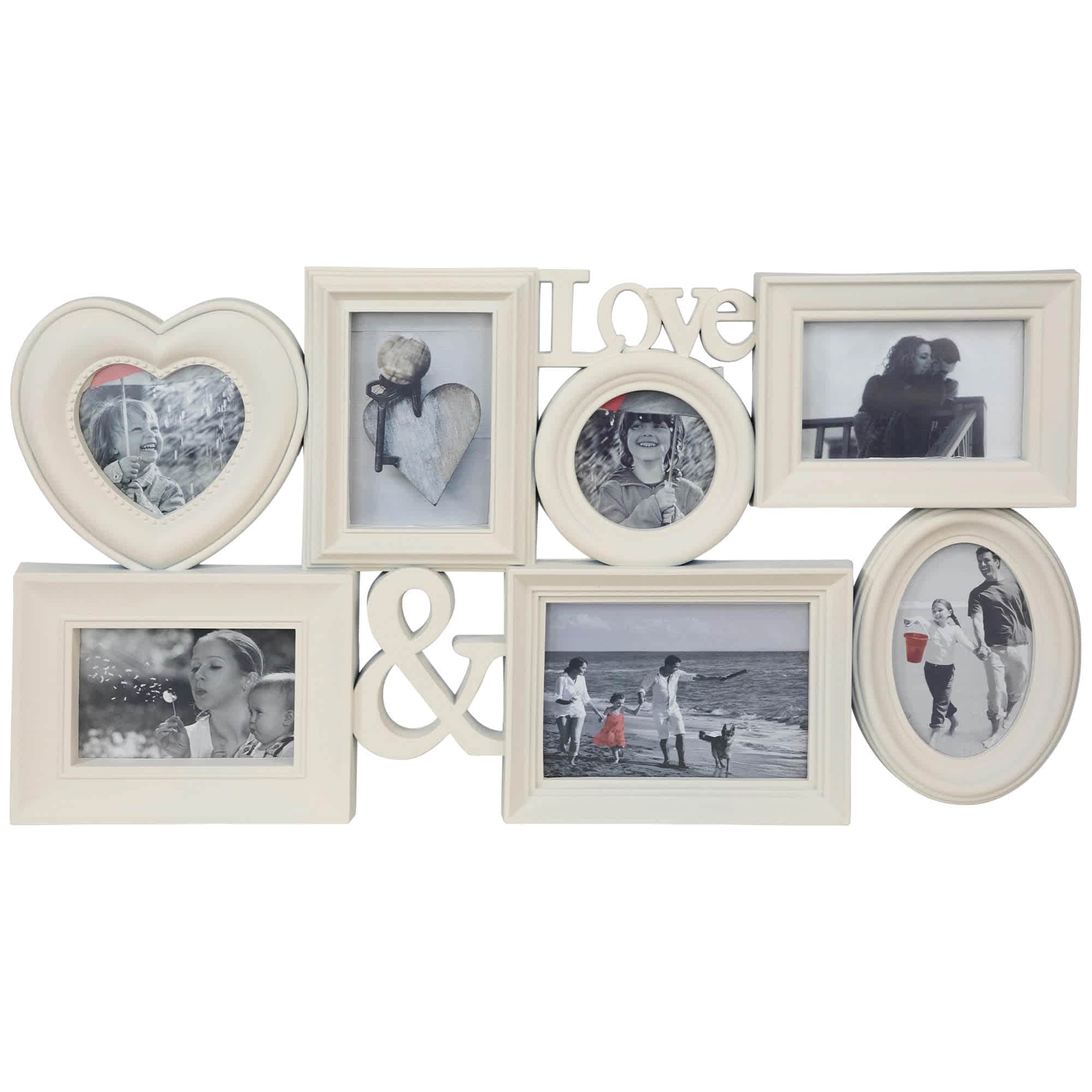 Northlight Multi-Sized Love Collage Picture Wall Frame - 26.5 inch ...