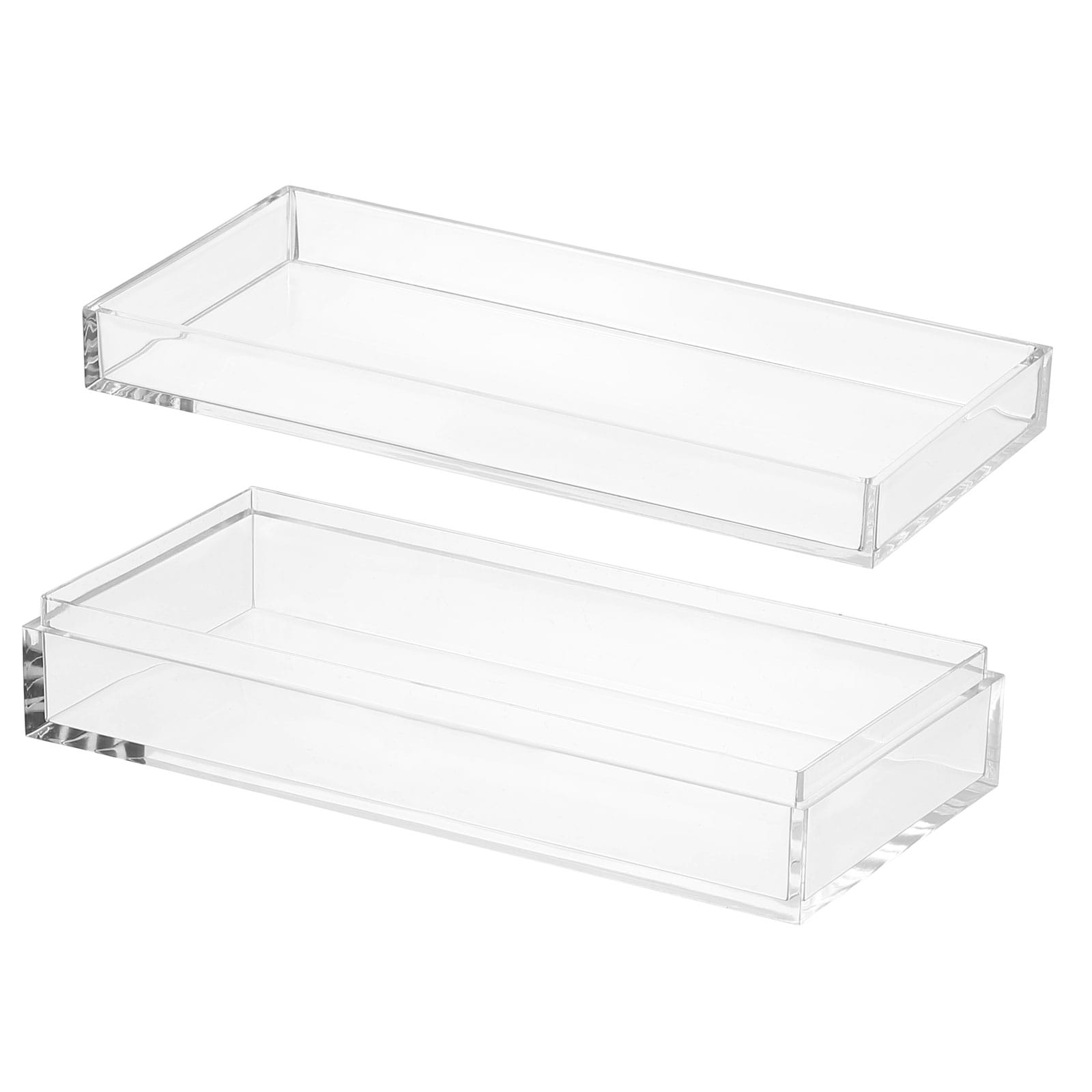 PATIKIL Acrylic Box with Lid 5.91Inch x 2.76Inch x 1.38Inch Clear ...