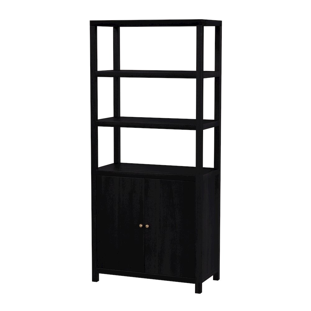 Butler Specialty Nora 32 in Wood 3- Tier Etagere Bookcase Coffee in the ...