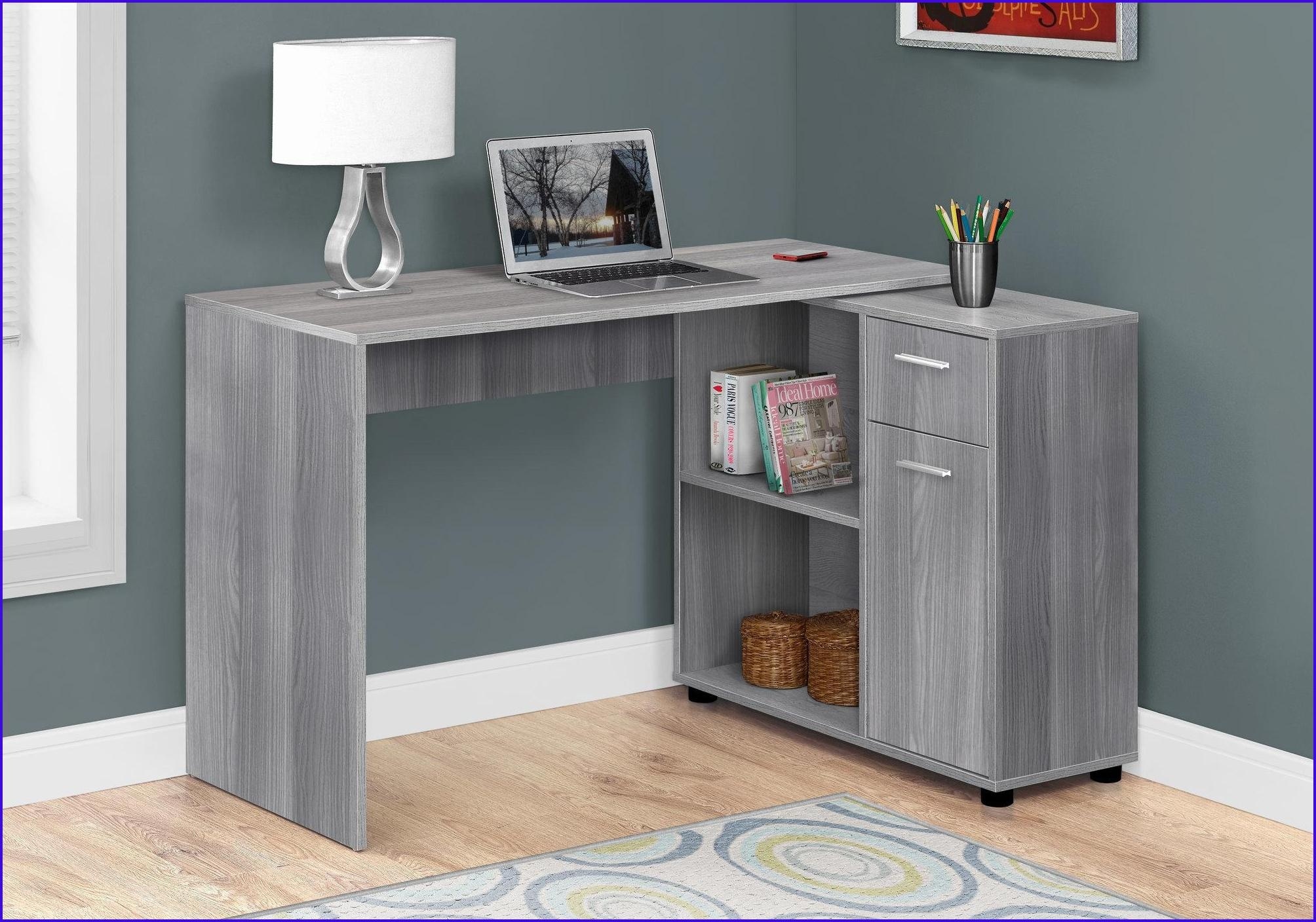 SunJet Desks L Shaped Corner Home Office Computer Desk with Storage 46 ...