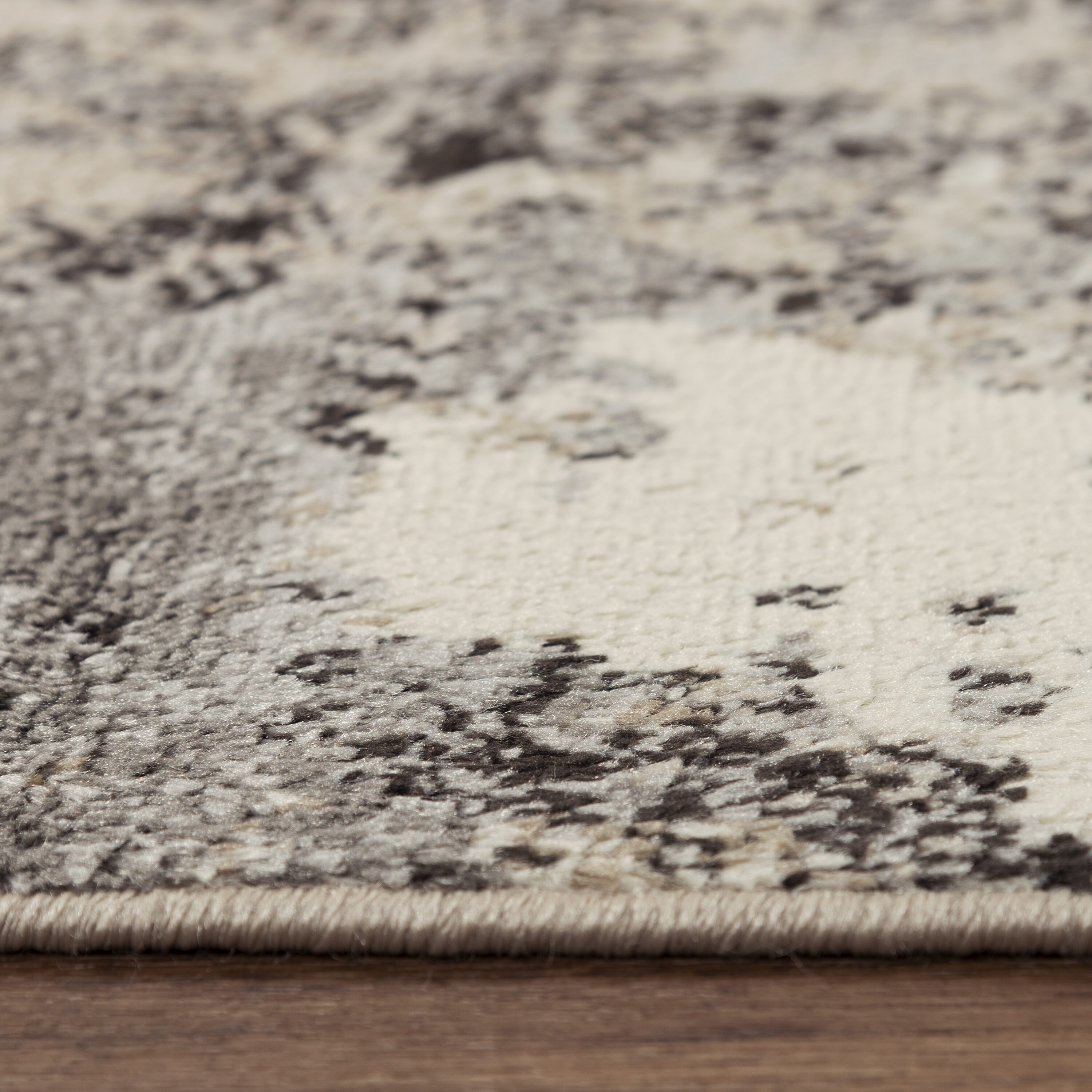 Alora Decor Mystic 5 x 7 Gray Indoor Abstract Area Rug in the Rugs ...