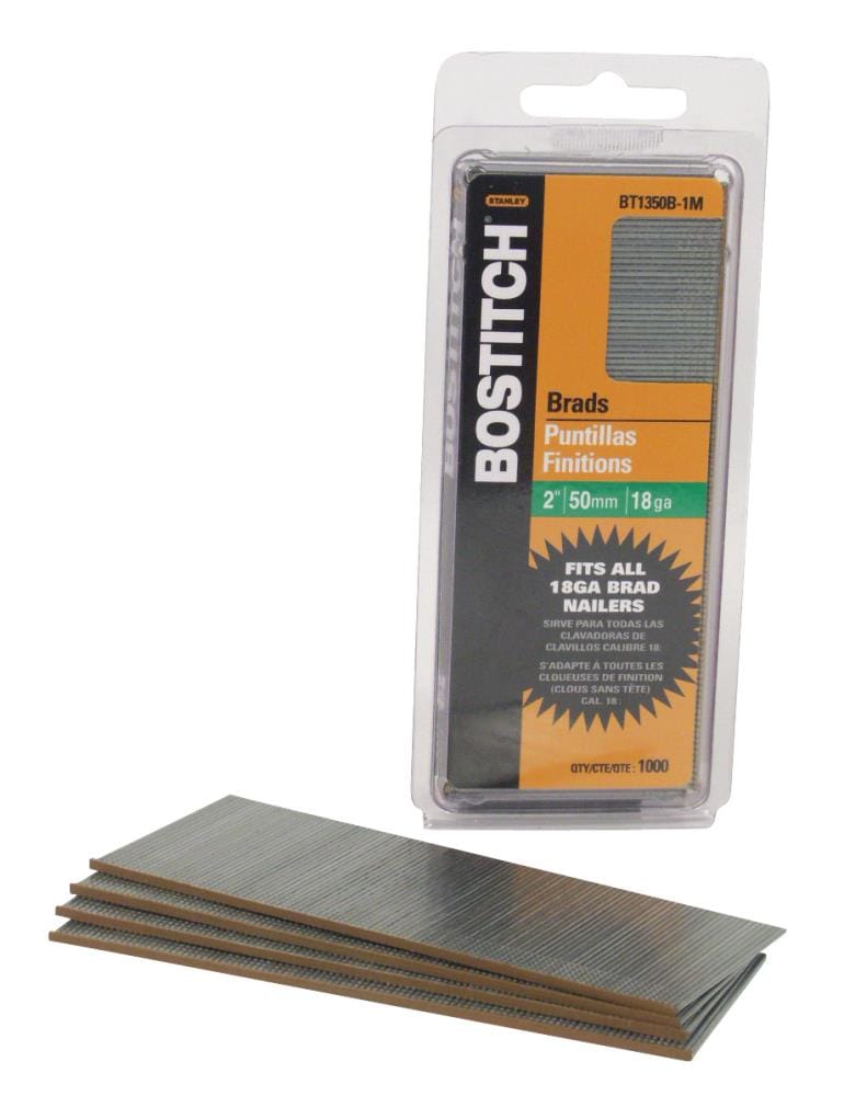 Bostitch 2 in 18 Gauge Straight Bright Collated Finish nails in the Brads Finish Nails department at Lowes