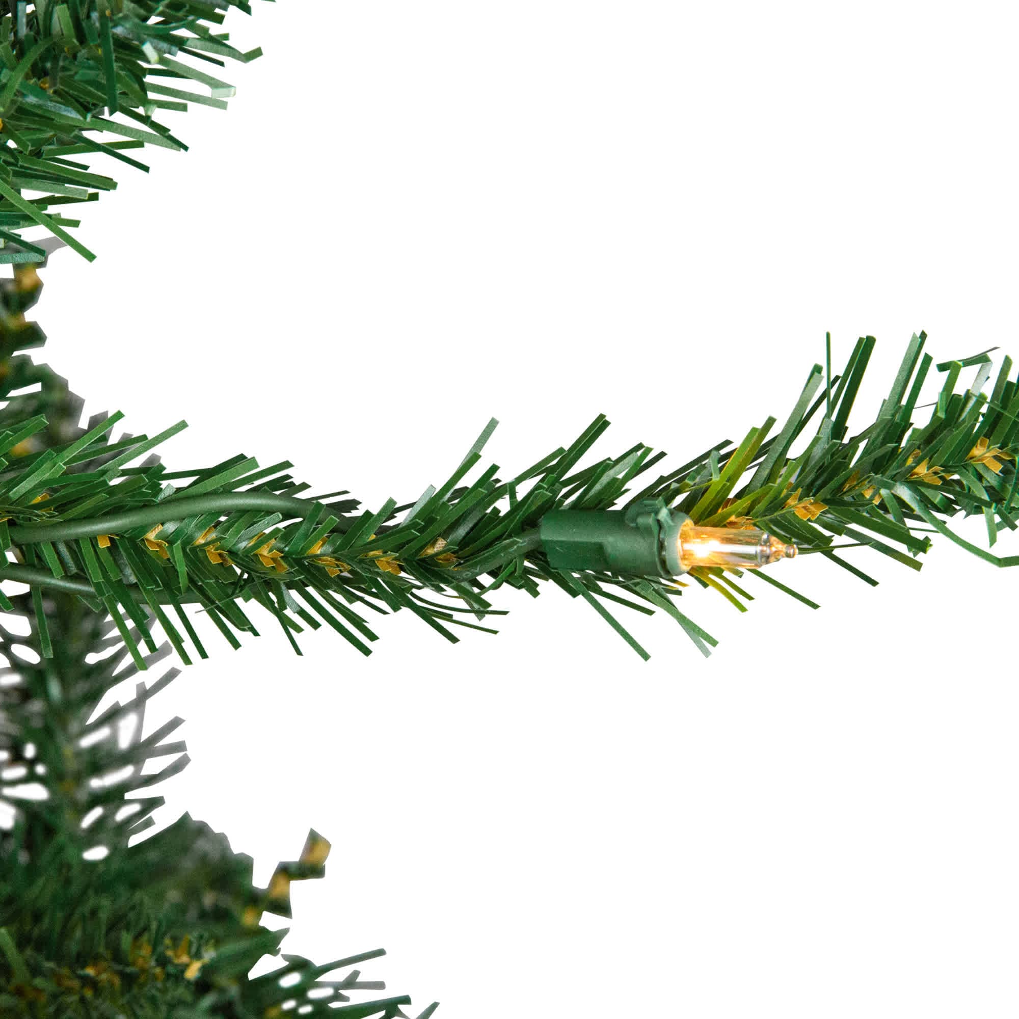 Northlight 9 feet Pre-Lit Twin Falls Pine Artificial Christmas Tree ...