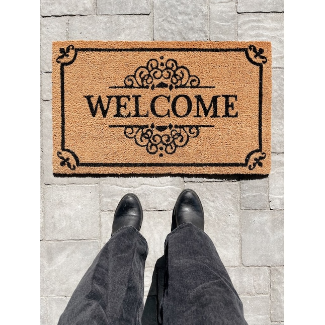 Achim 2-ft x 3-ft Multi Coir/Rubber Rectangular Indoor or Outdoor ... Achim 2-ft x 3-ft Multi Coir/Rubber Rectangular Indoor or Outdoor ...