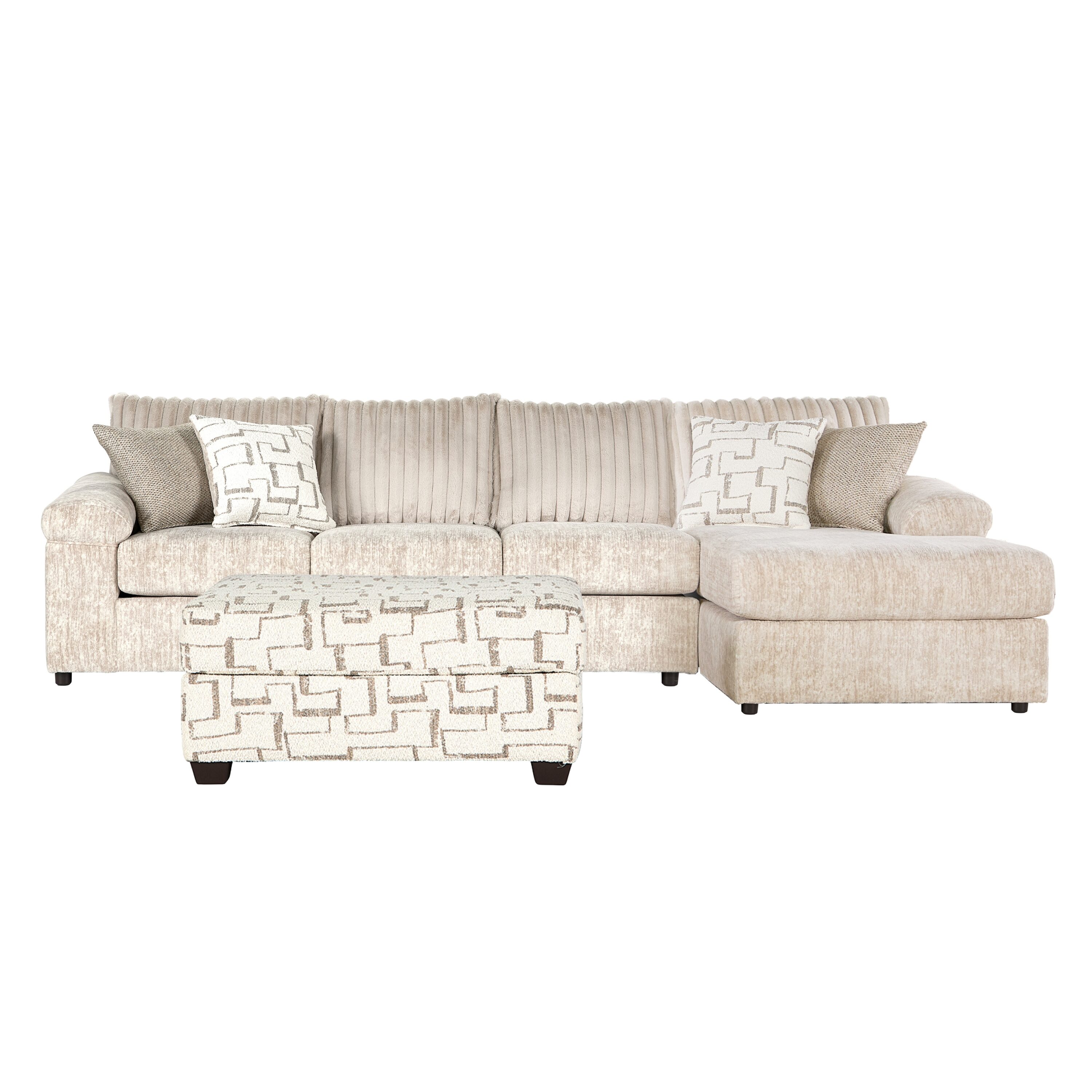 Roundhill Furniture Off-white Living Room Sets at Lowes.com