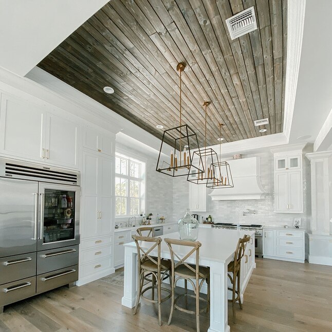 Ufp Edge Ash Gray Pine Wood Square Wall Plank Kit Coverage Area 4 68