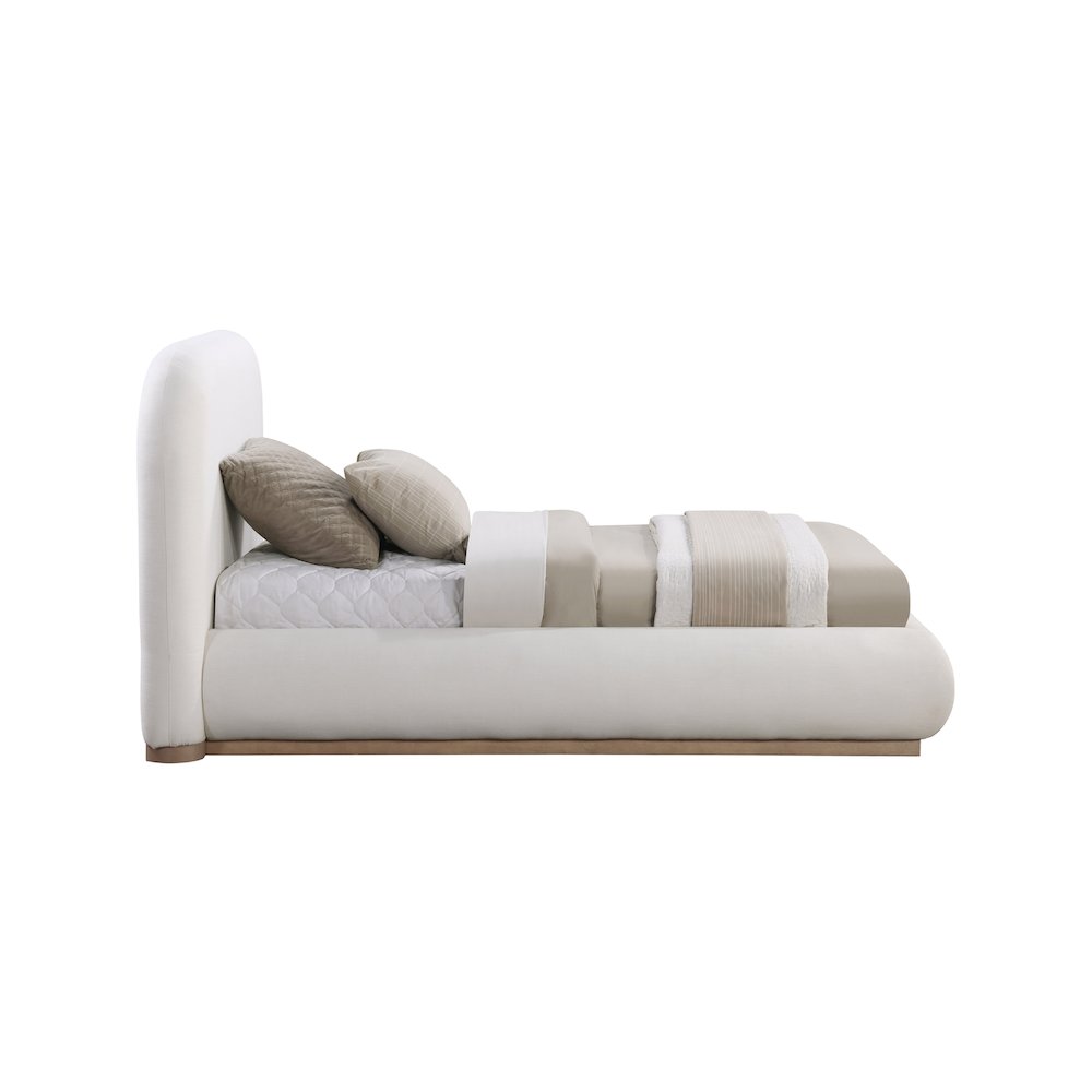 Meridian Vaughn Cream Twin Bed in the Beds department at Lowes.com