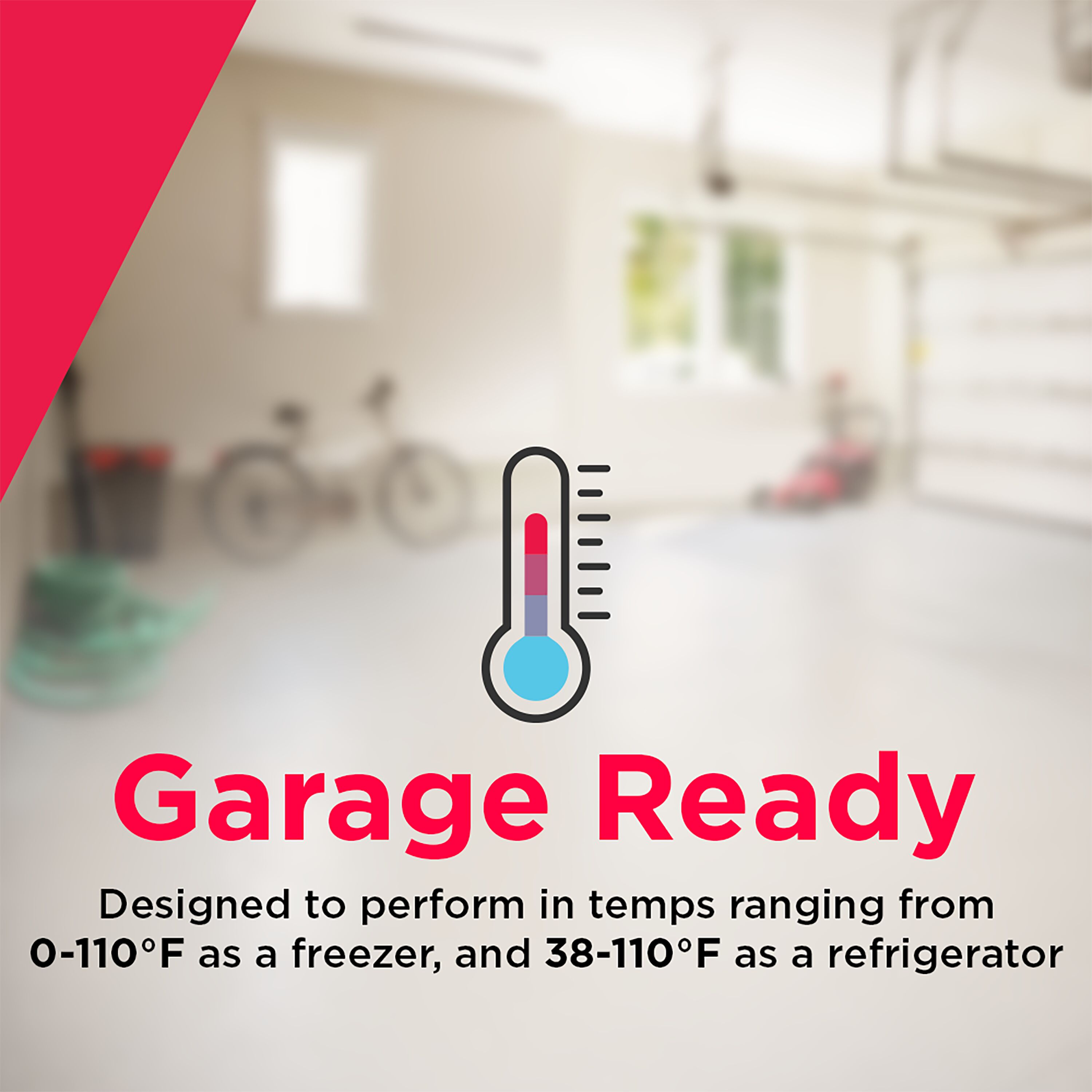 Frigidaire 5-cu ft Garage Ready Chest Freezer Convertible to ...