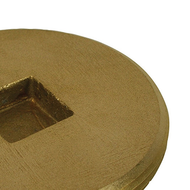 Jones Stephens 5 in. Countersunk Southern Code Brass Cleanout Plug 5-1/ ... Jones Stephens 5 in. Countersunk Southern Code Brass Cleanout Plug 5-1/ ...