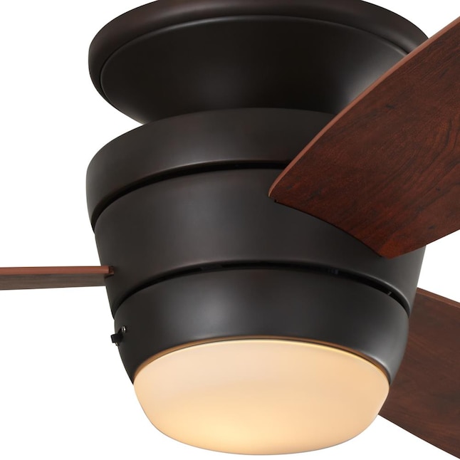Harbor Breeze Mazon 44 In Oil Rubbed Bronze Indoor Flush Mount Ceiling