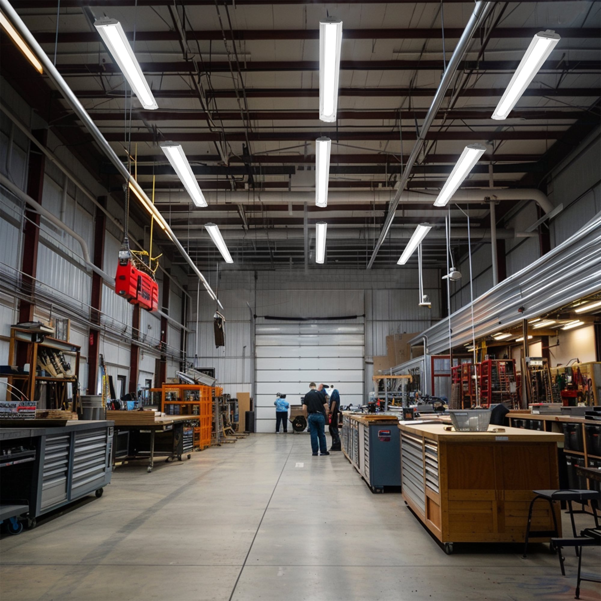 Westinghouse 4-ft 6000 Lumen White LED Linear Garage Shop Light 2-Pack ...