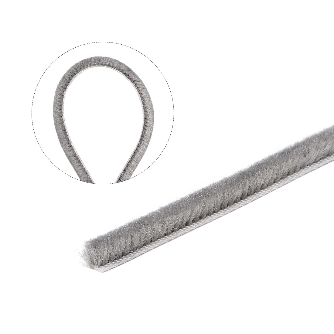 Unique Bargains Brush Weather Stripping Adhesive Felt Door Seal Pile ...