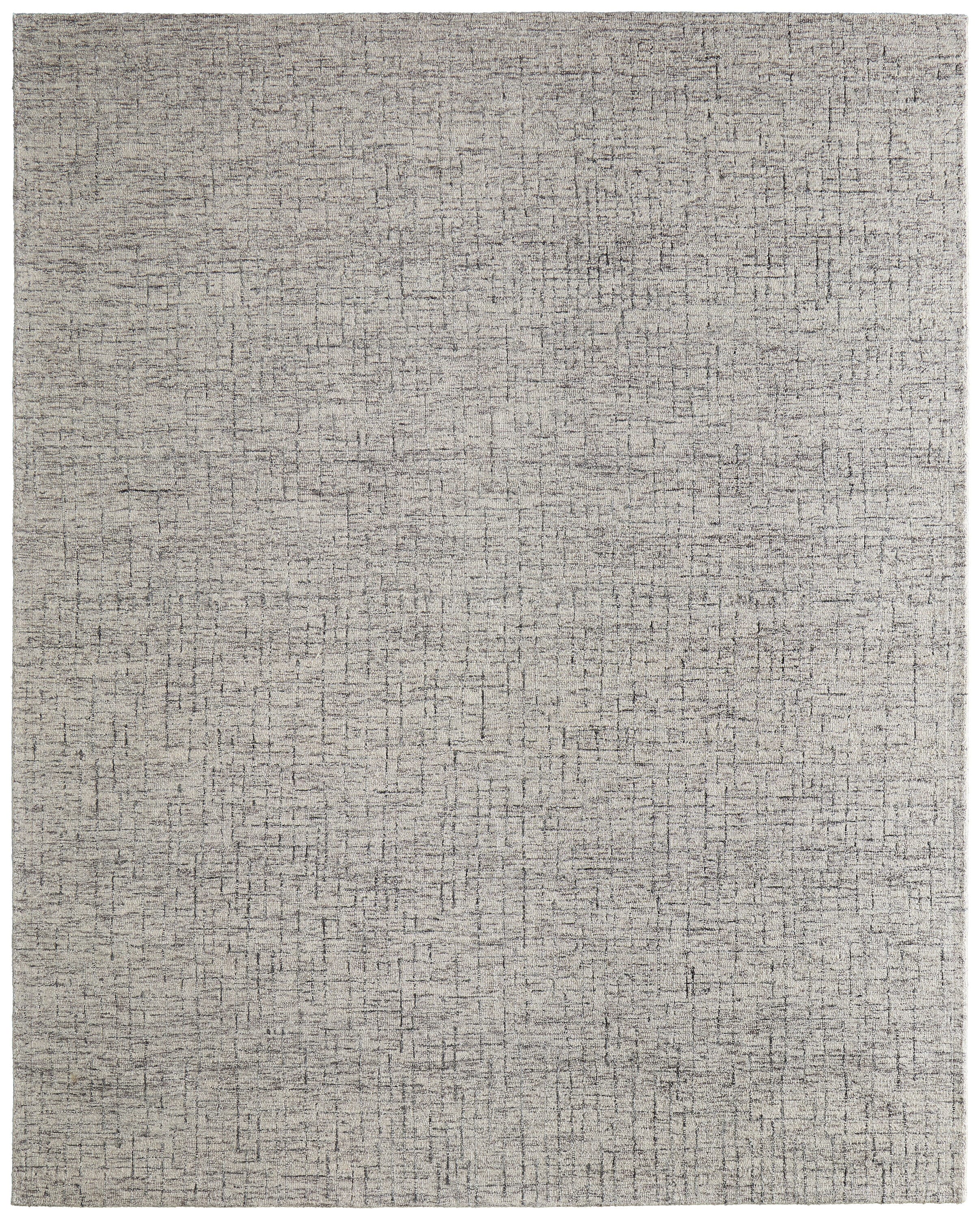 Room Envy Natal 2 x 3 (ft) Tufted Wool Sand Dollar/Charcoal Gray ...