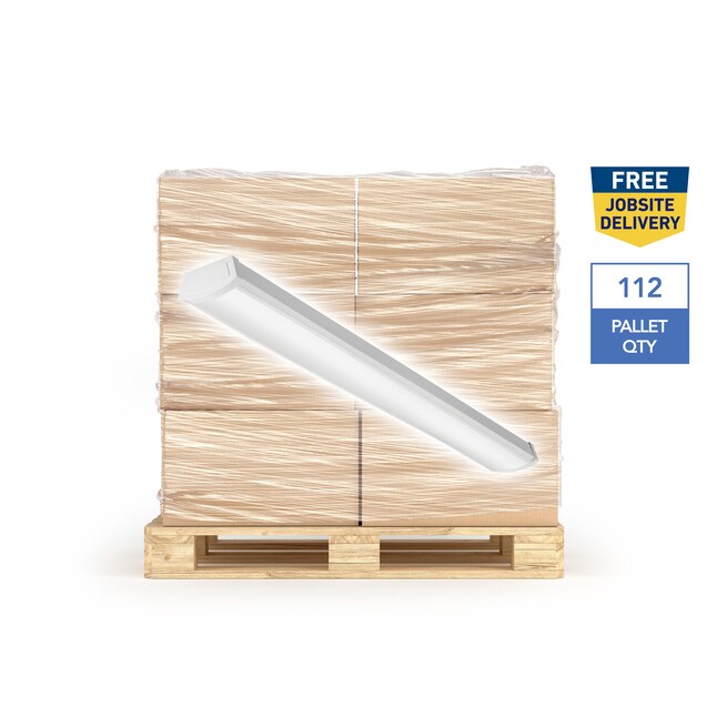 Lithonia Lighting 4-ft 2900-Lumen Cool White LED Wraparound Light ... Lithonia Lighting 4-ft 2900-Lumen Cool White LED Wraparound Light ...