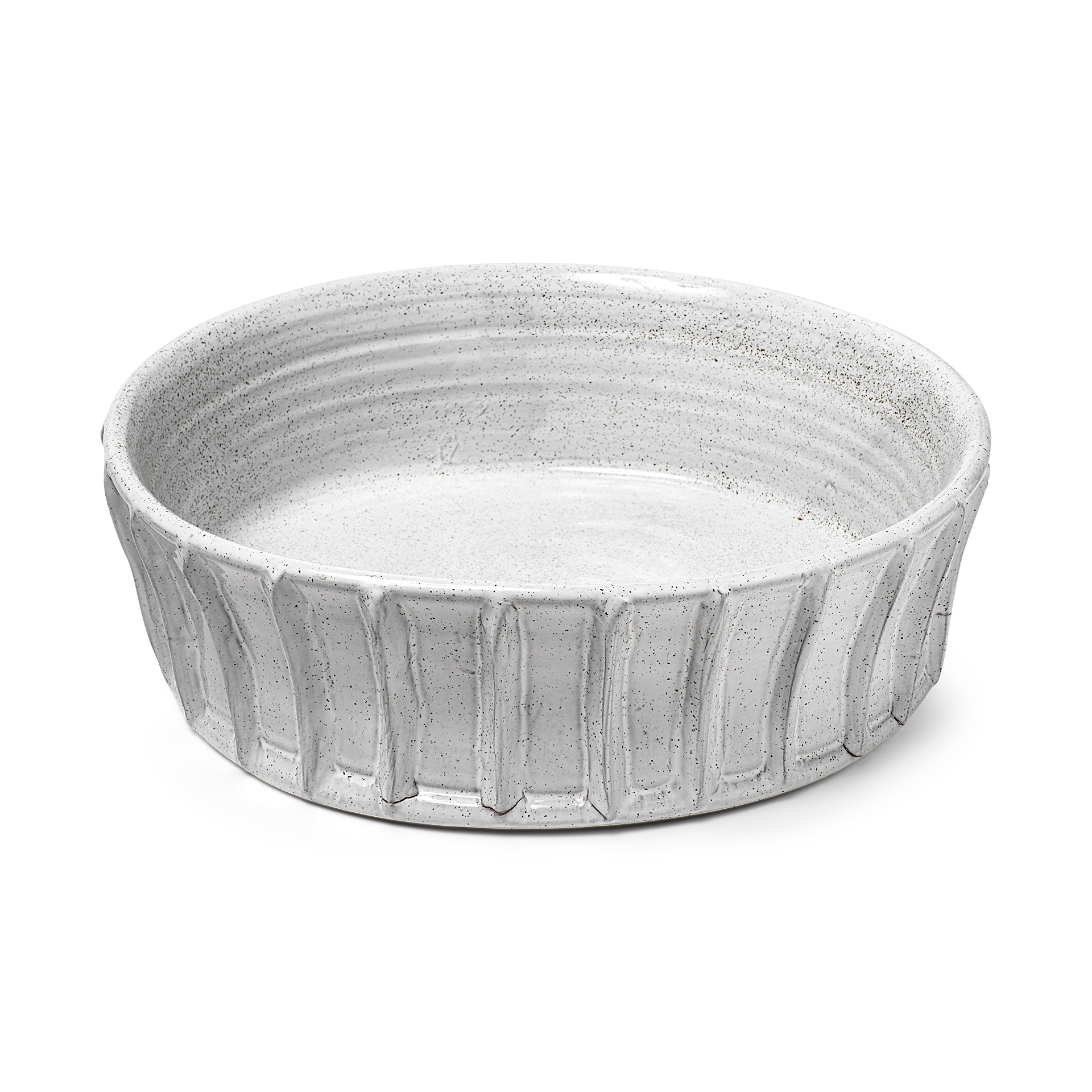Mercana White Ceramic Farmhouse Decorative bowl in the Decorative ...