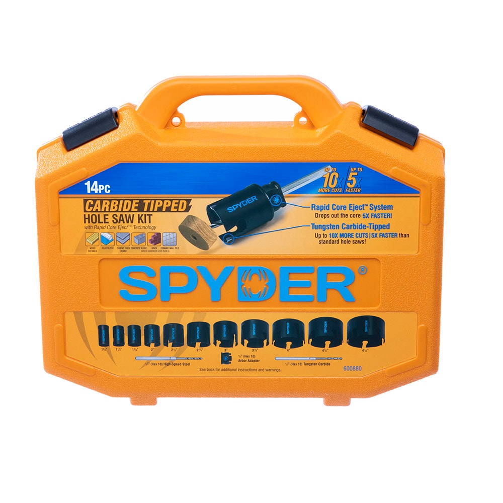 Spyder hole saw kit lowes store