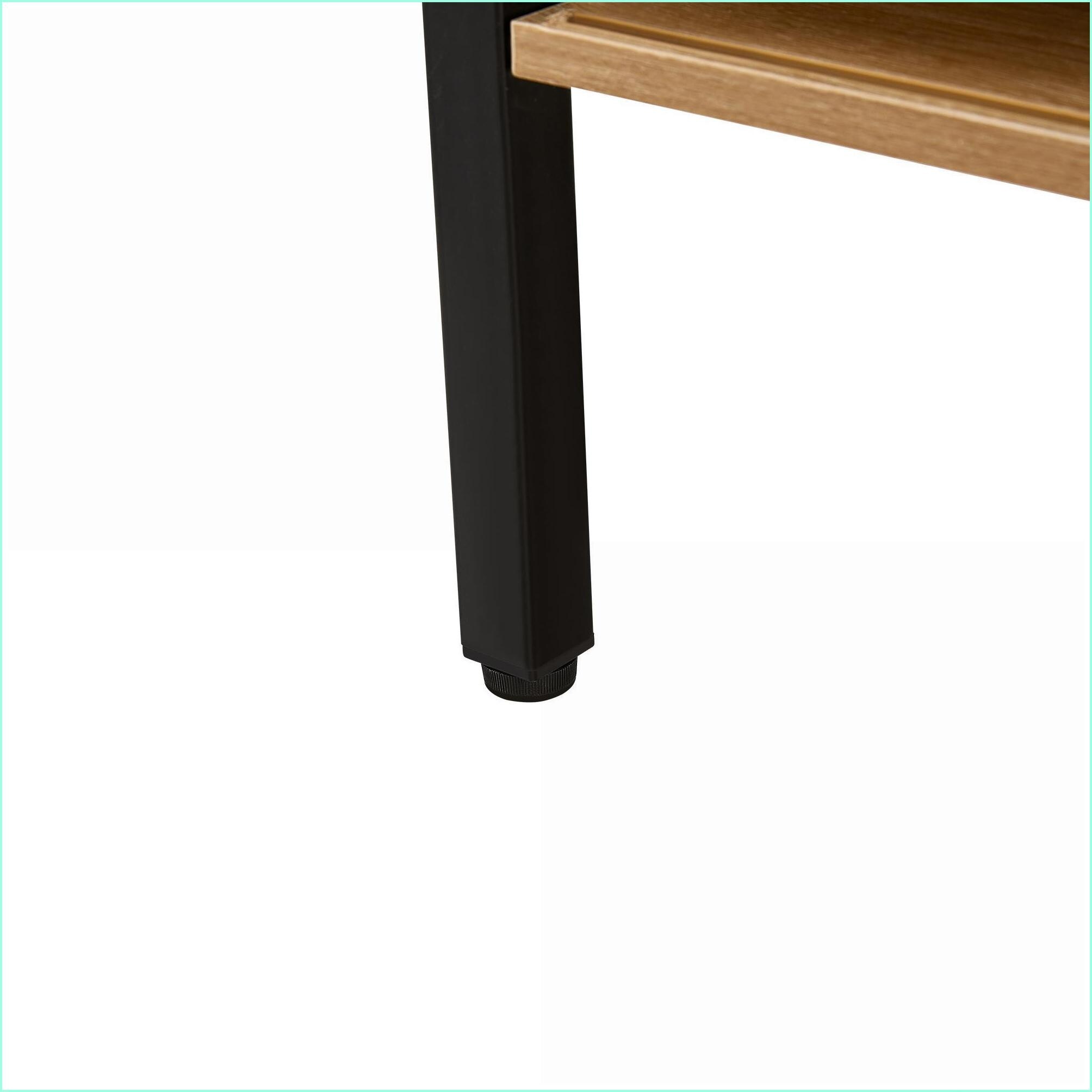 Watnature Natural Rattan Coffee Table with Sliding Door amp Metal Legs ...
