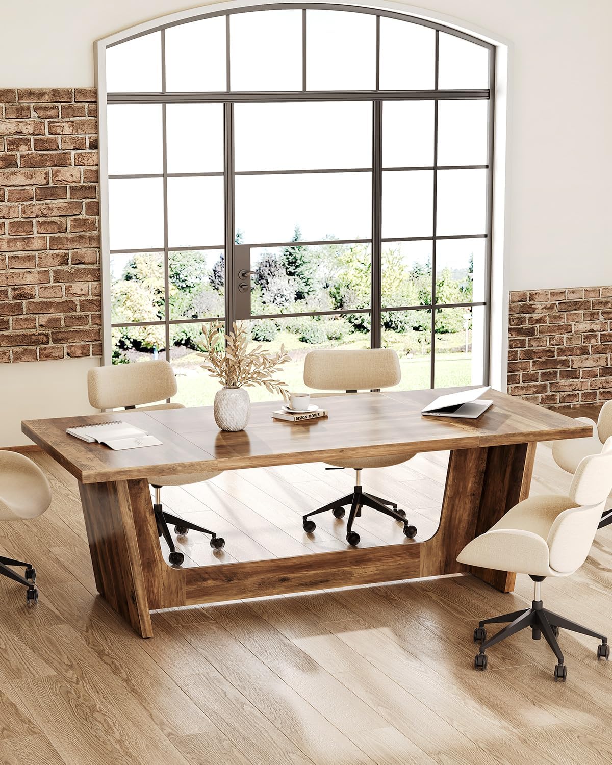 Tribesigns 6FT Conference Table 71 in. Rectangular Executive Meeting ...