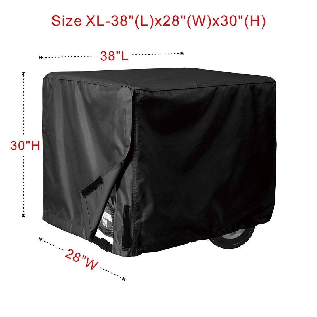 Misopily Waterproof Generator Cover 38 x 28 x 30 Inch Heavy Duty 600D ...