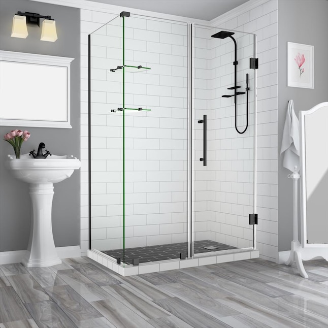 Aston Bromley Gs 60 1 4 In To 61 1 4 In X 72 In Frameless Hinged Shower