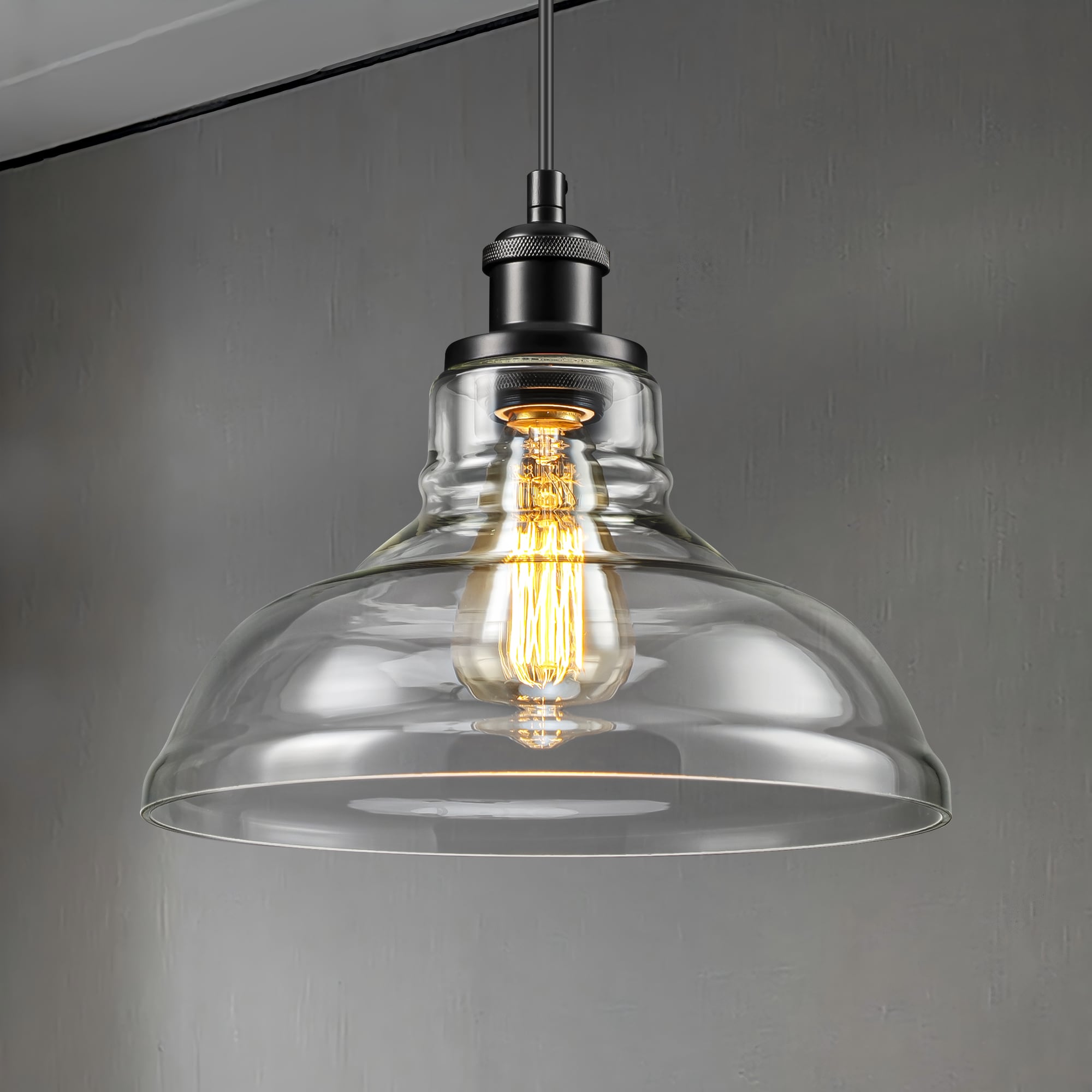 Y'INSP Myron 5-Light Bronze Mid-century Geometric Led, Large Hanging ...