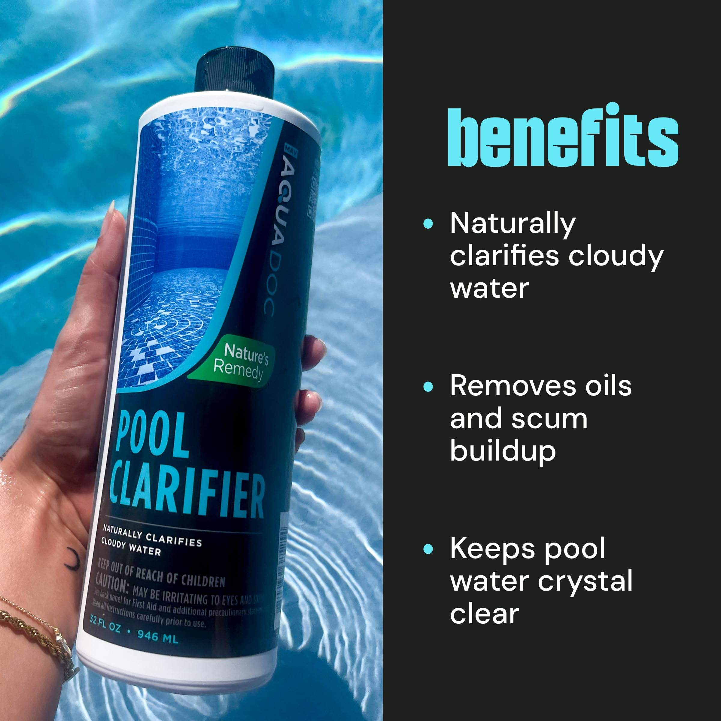 MAV AquaDoc Ultimate Natural Pool Clarifier an Eco Friendly Way to get ...
