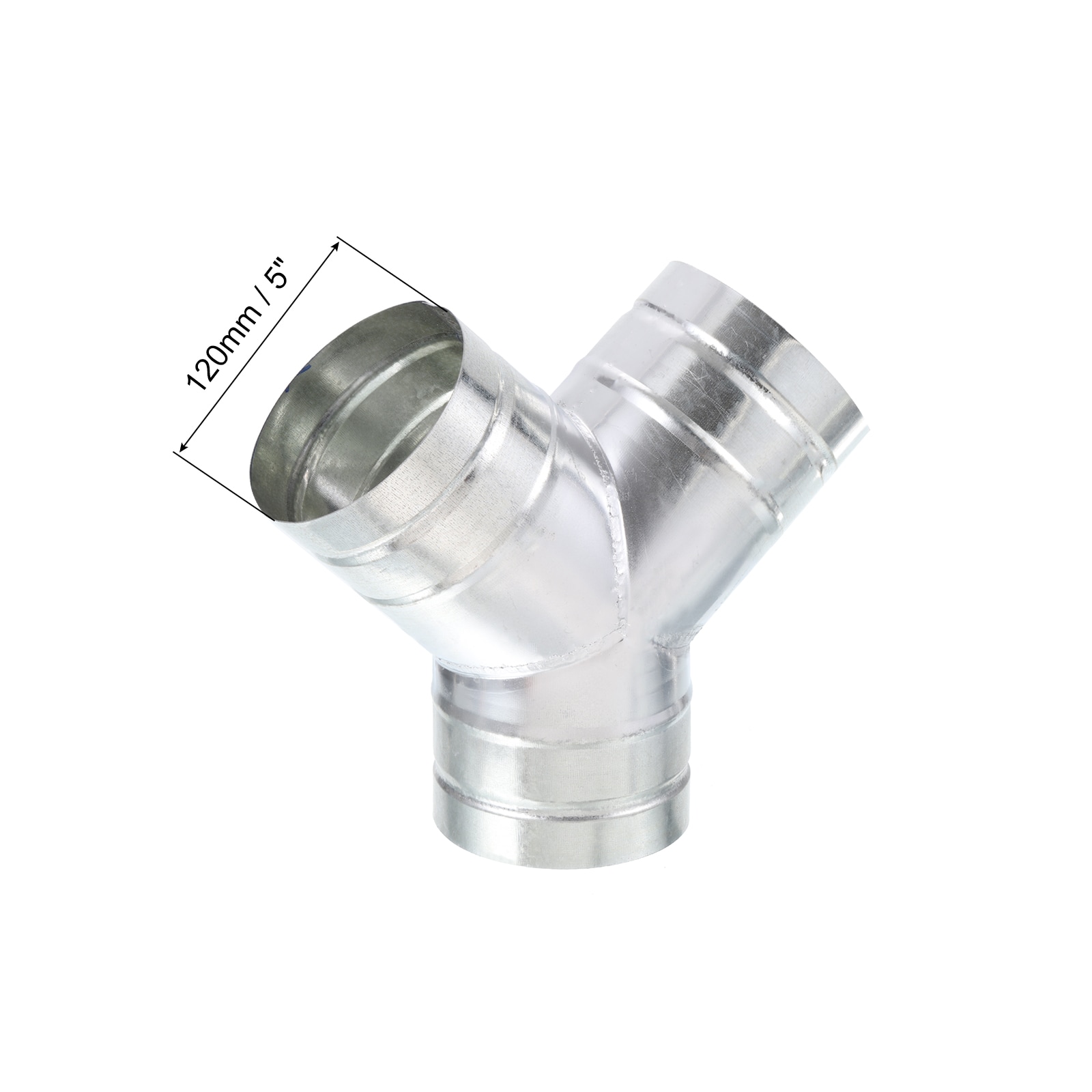 PATIKIL 5-Inch 3 Way Duct Splitter Y Connector Air Vent Duct Hose ...
