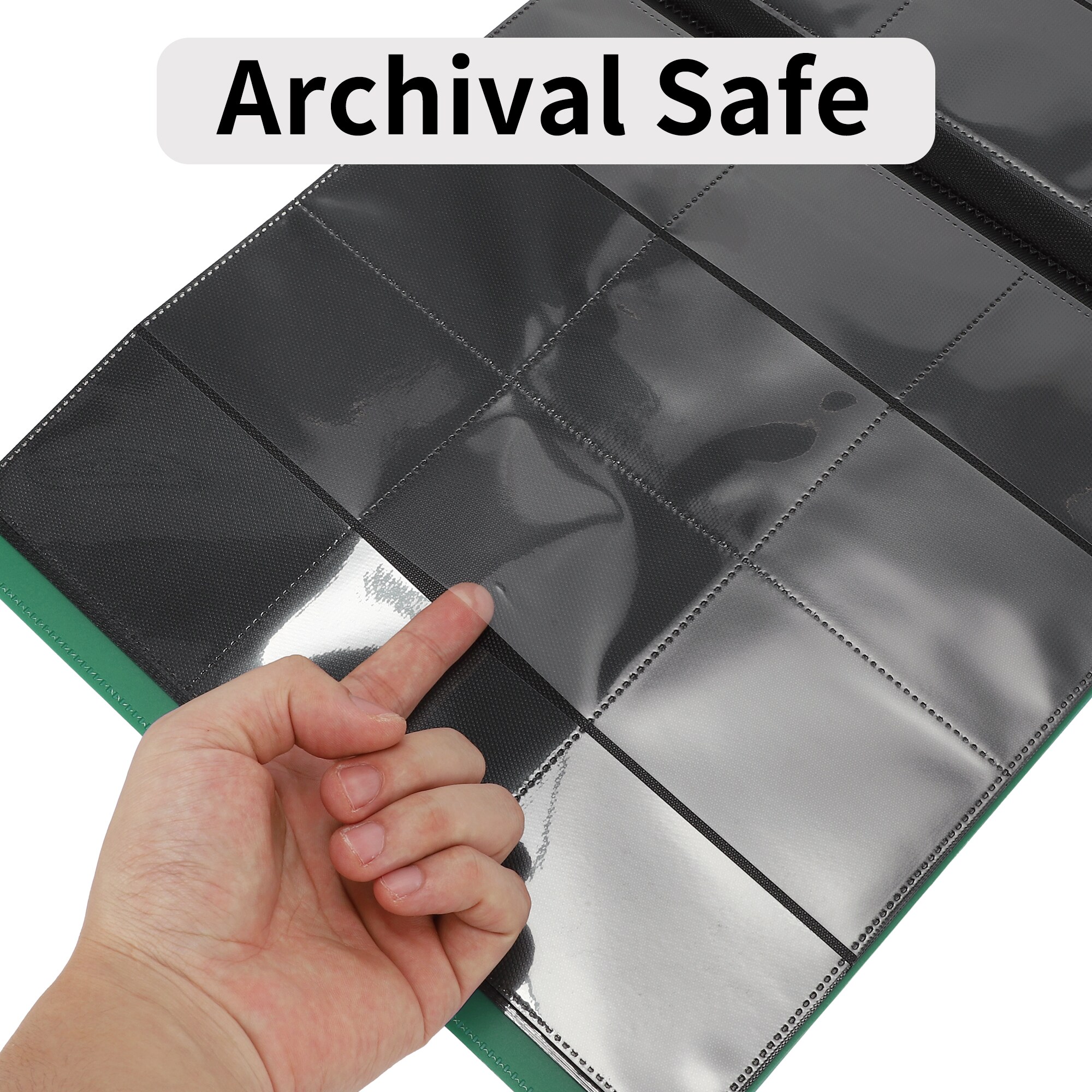 Unique Bargains 12 Pockets Card Binder with 480 Sleeves Trading Card ...