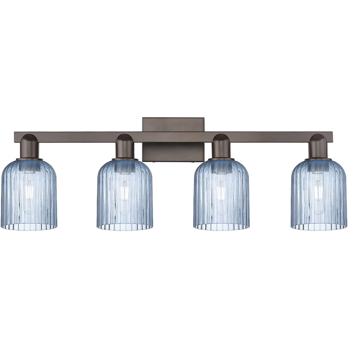Innovations Lighting 716-4W-OB-G559-5BL Bridal Veil Bathroom Vanity ...
