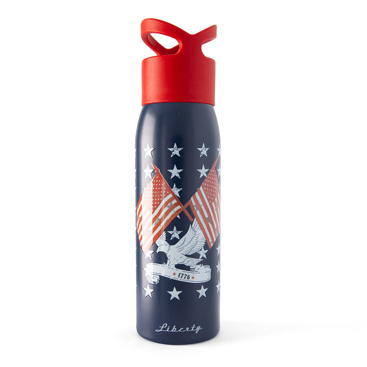 Liberty Originals 24-fl oz Aluminum Water Bottle - Star Spangled at ...