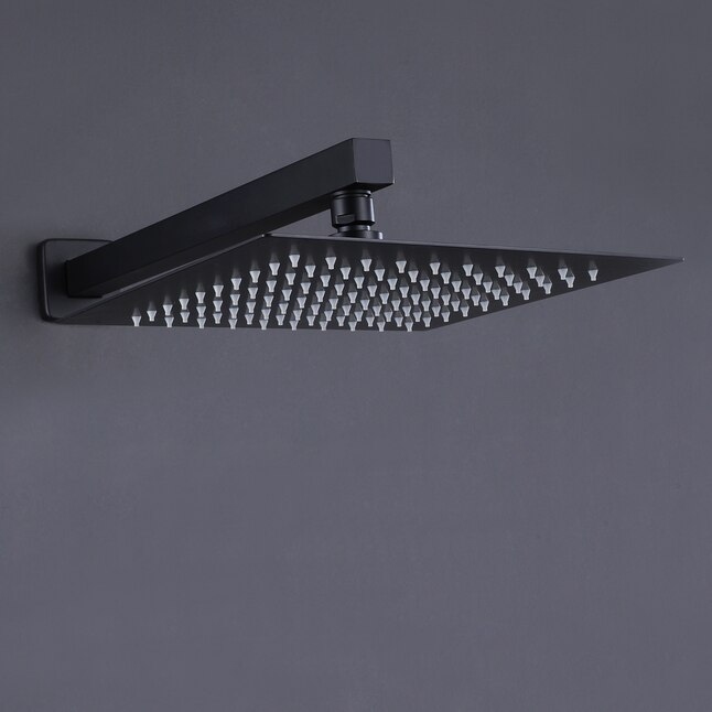 Wellfor Concealed Valve Showers System Matte Black 1 Handle Single