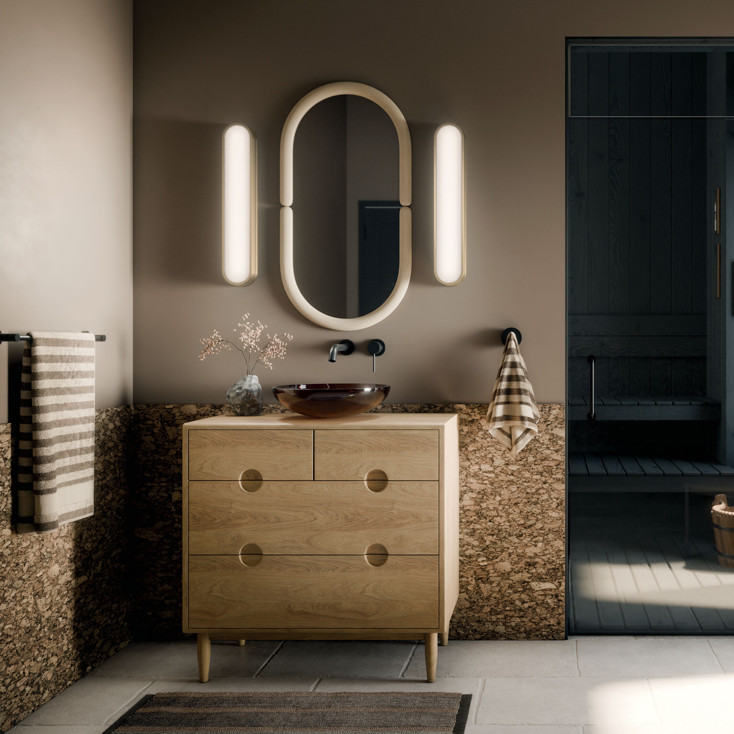 Kichler Daines 24.75-in 1 Light Gold Integrated LED Modern/contemporary ...