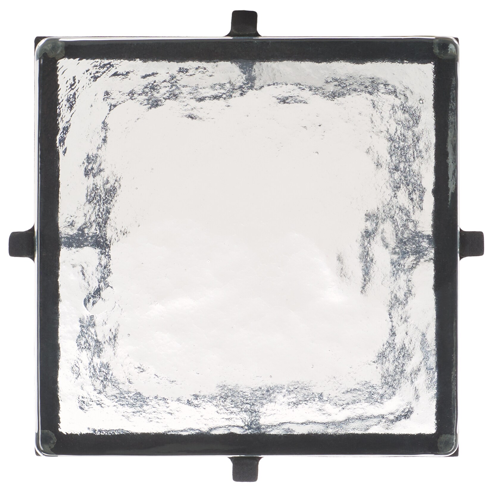Safavieh Jessa Glam Style Forged Metal Square End Table/Black in the ...
