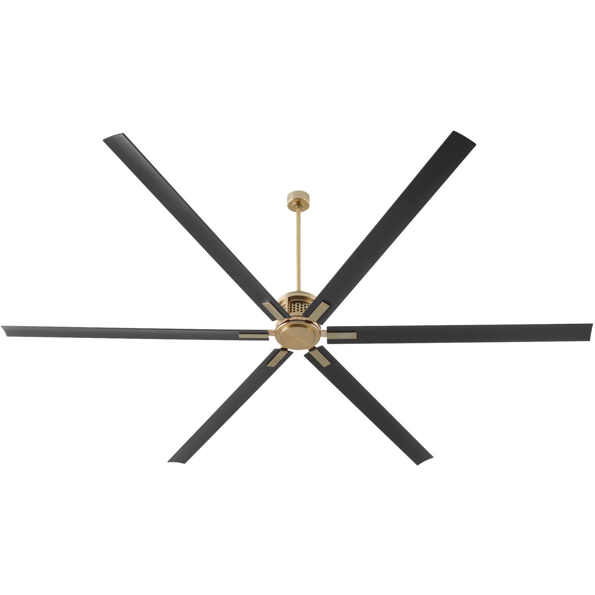 Quorum International Zeus Patio 6 Blade Ceiling Fan 21.1 Inch Tall and ...