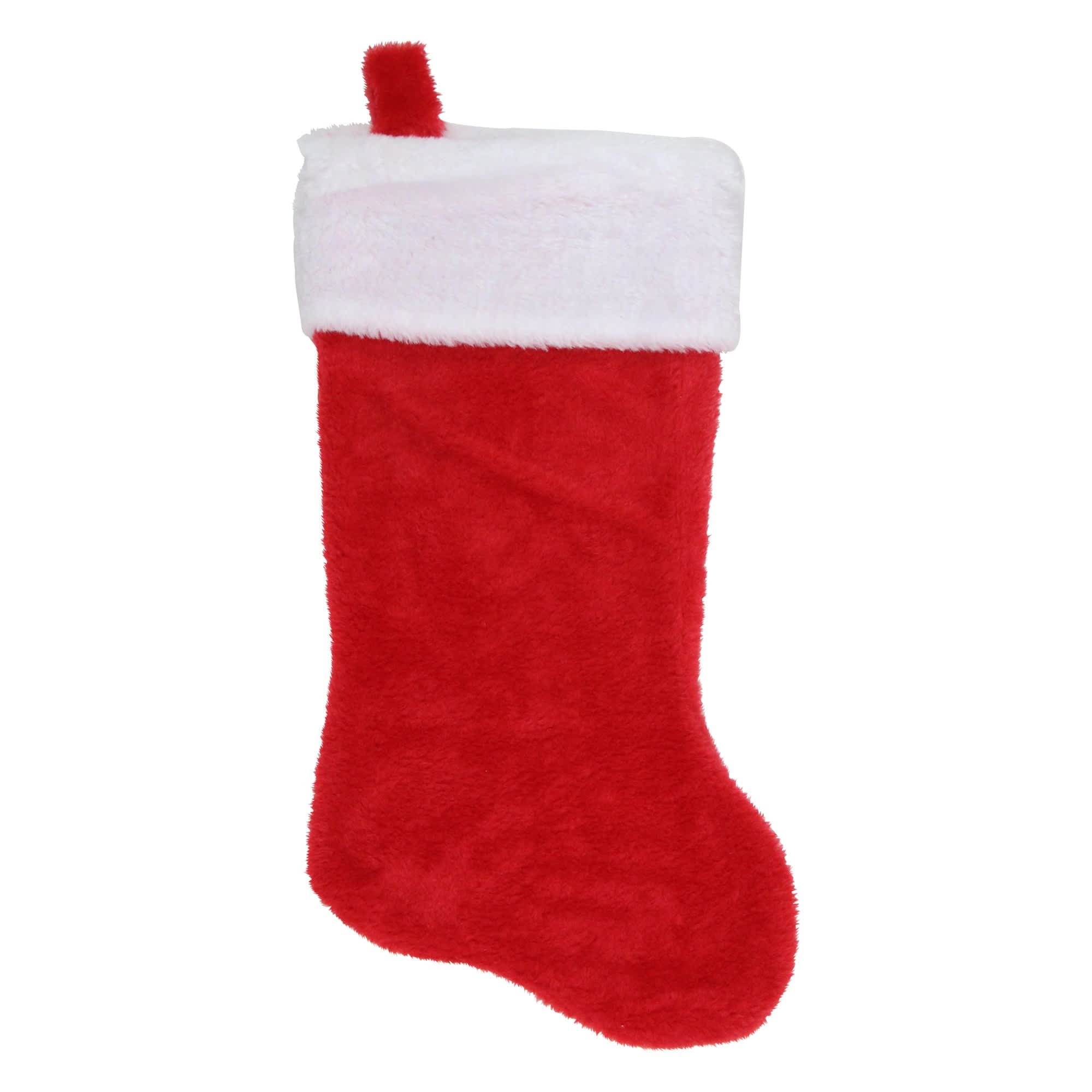 Northlight 17.5 inch Traditional Red with White Trim Hanging Christmas ...