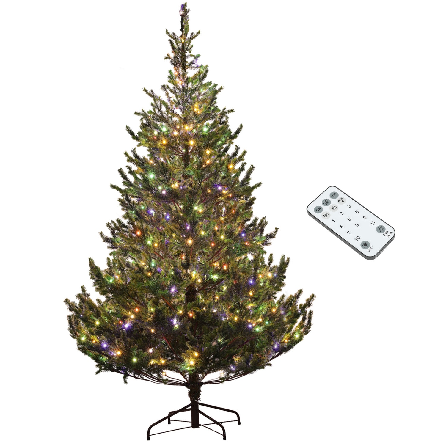 Streamdale Furniture Streamdale 7ft Prelit Artificial Cedar Christmas ...
