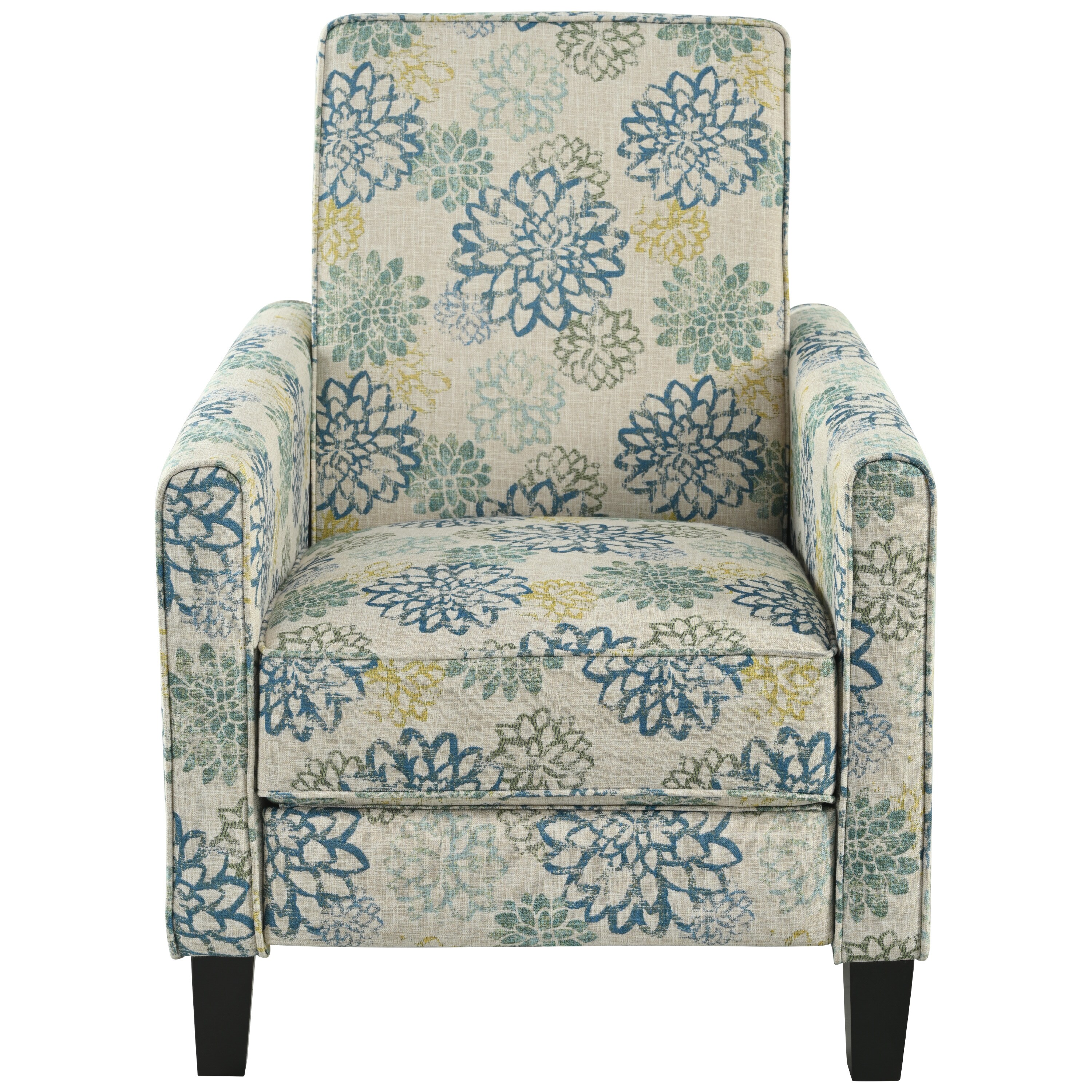 Christopher Knight Home Darvis Floral Recliner Club Chair-Light Brown ...