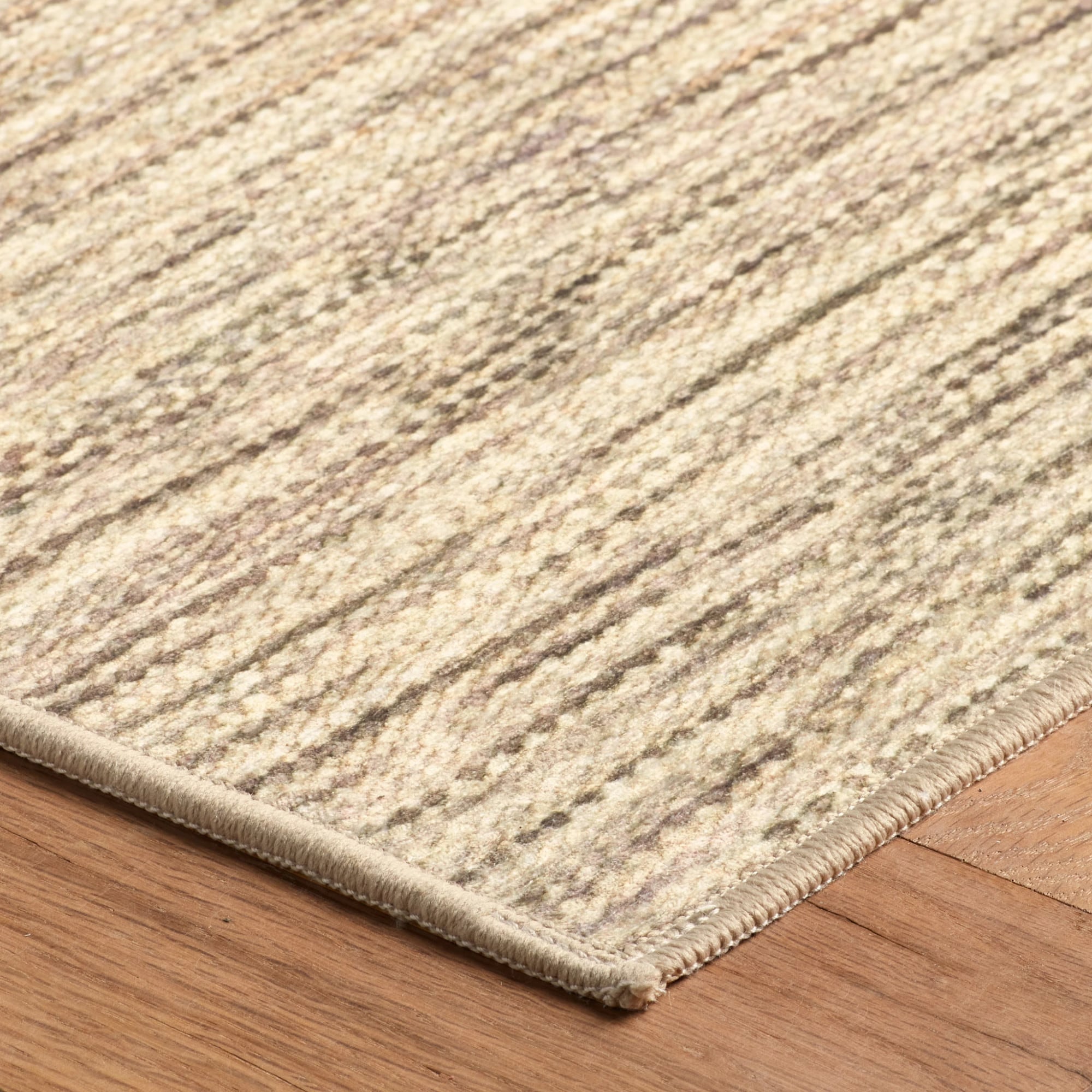 DASH & ALBERT Clay 7 x 9 Machine Washable Rug in the Rugs department at ...