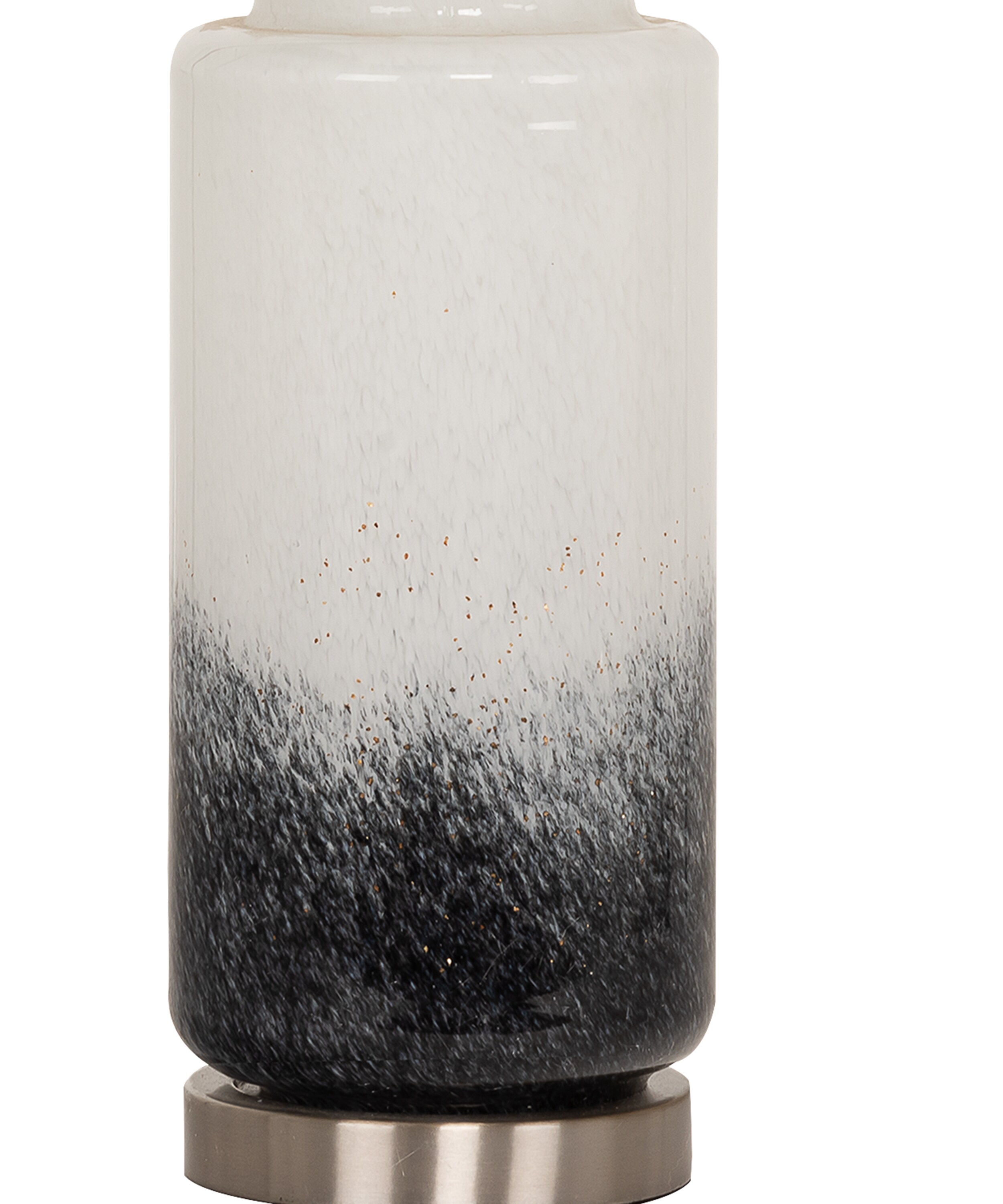 allen + roth 19-in Multiple Colors Plug-in 3-way Glass Lamp Base ...